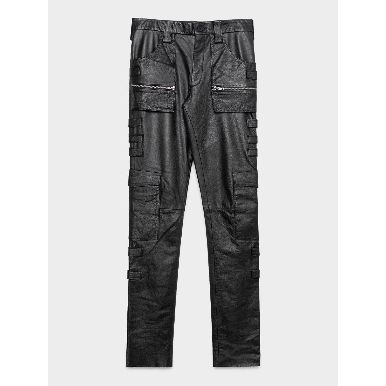 Raf Simons AW98 'Radioactivity' Leather Cargo Pants | Grailed