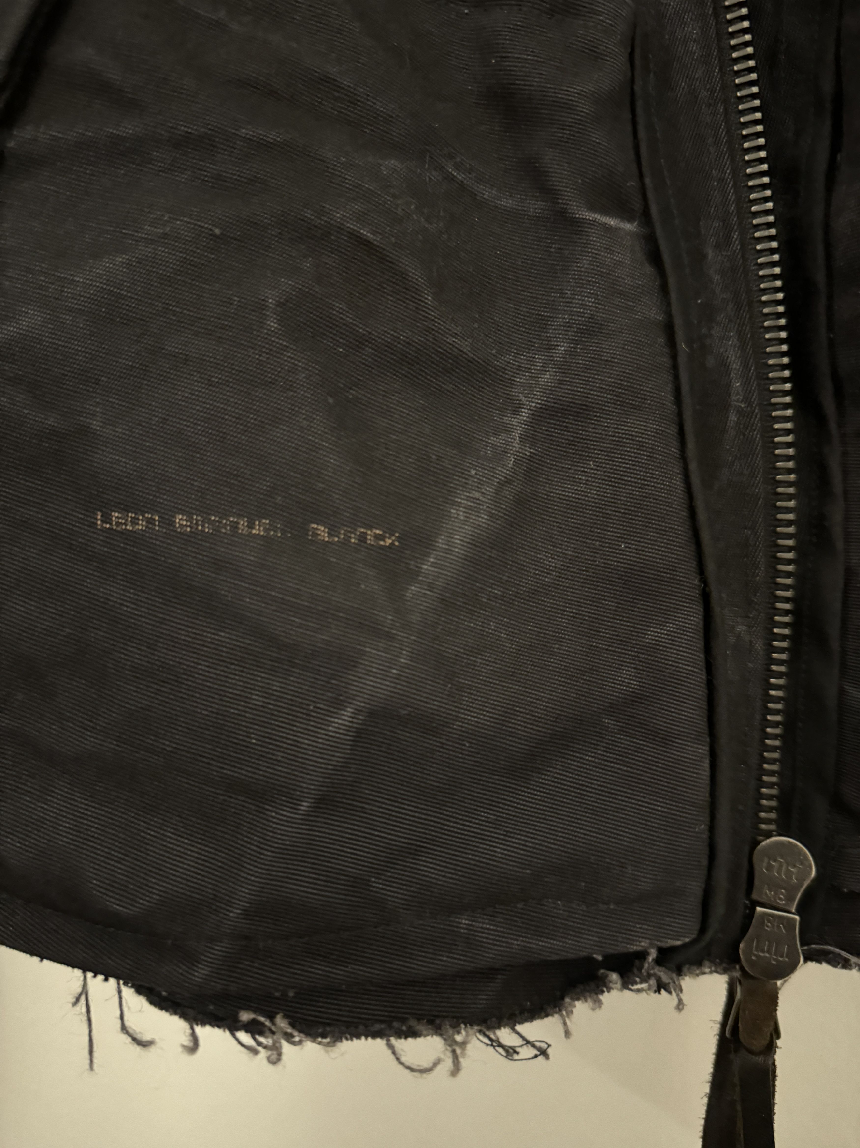 Leon Emanuel Blanck Military Canvas Distortion Jacket | Grailed