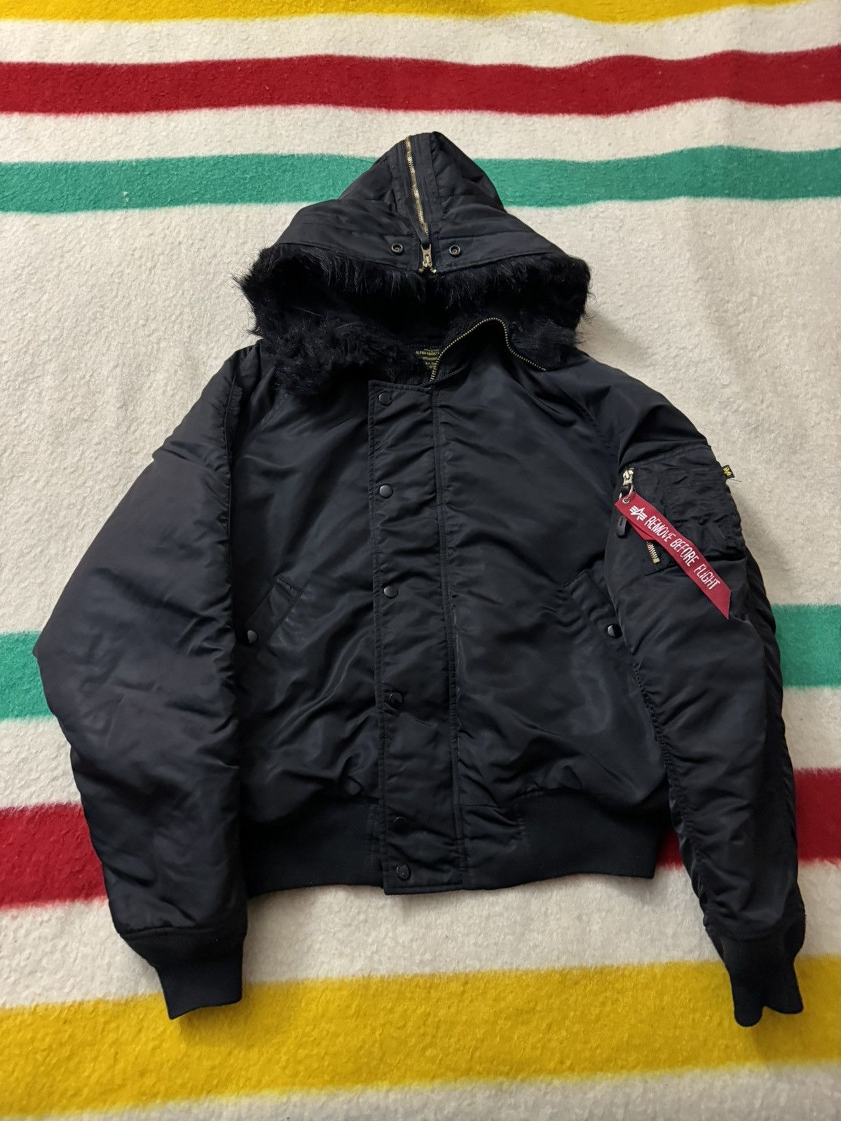 Alpha Industries × Streetwear Alpha Industries N2B Split Hood Snorkel ...