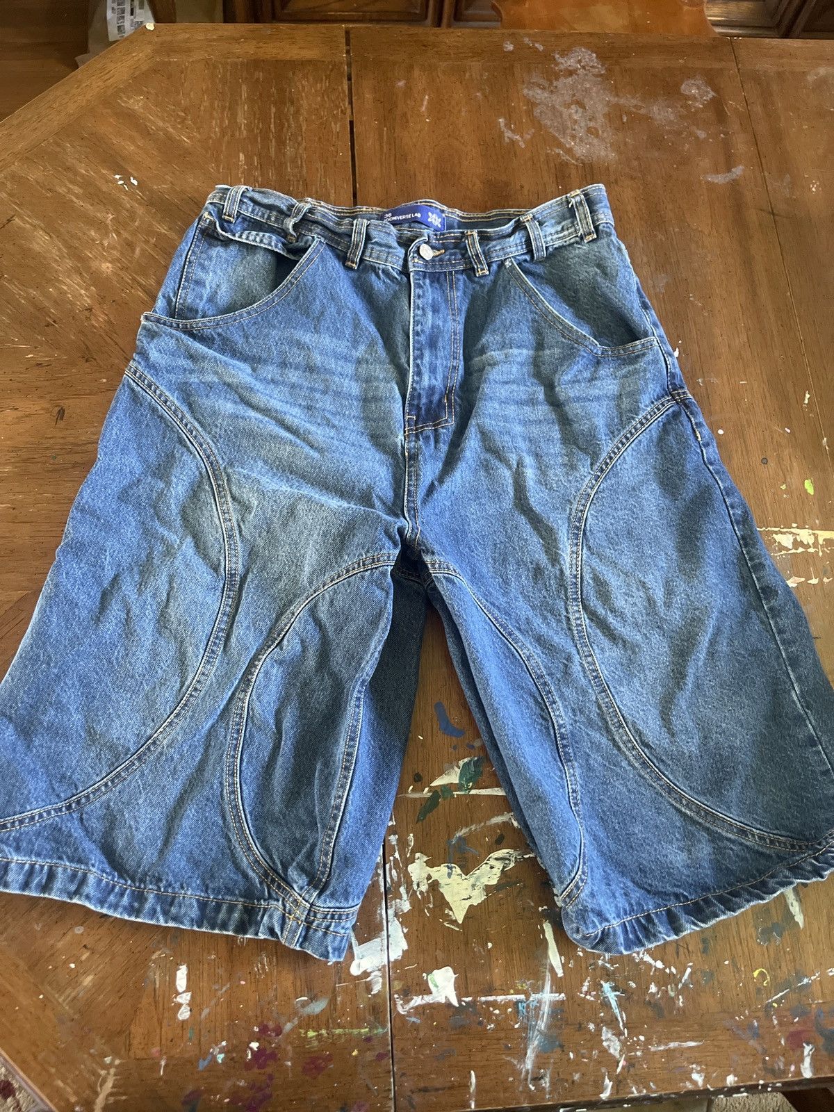 JOONIVERSE LAB Jooniverse Lab Wide Panel Jorts | Grailed