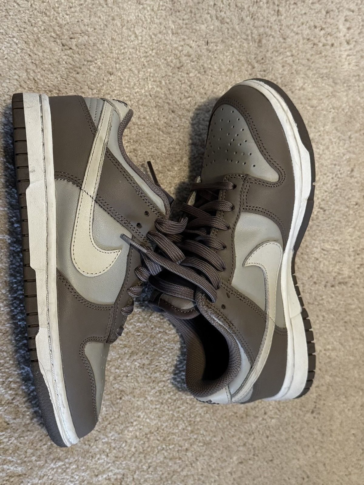 Dandys World NIKE WOMENS DUNK LOW Womens "Moon Fossil" FD0792 Beige And ...