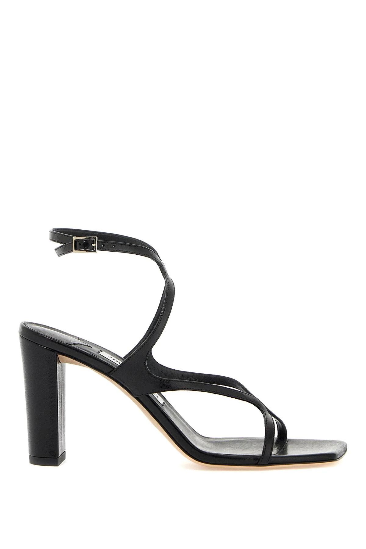 Jimmy Choo o1s22i1n0724 "Asia 85 Sandals in Black | Grailed