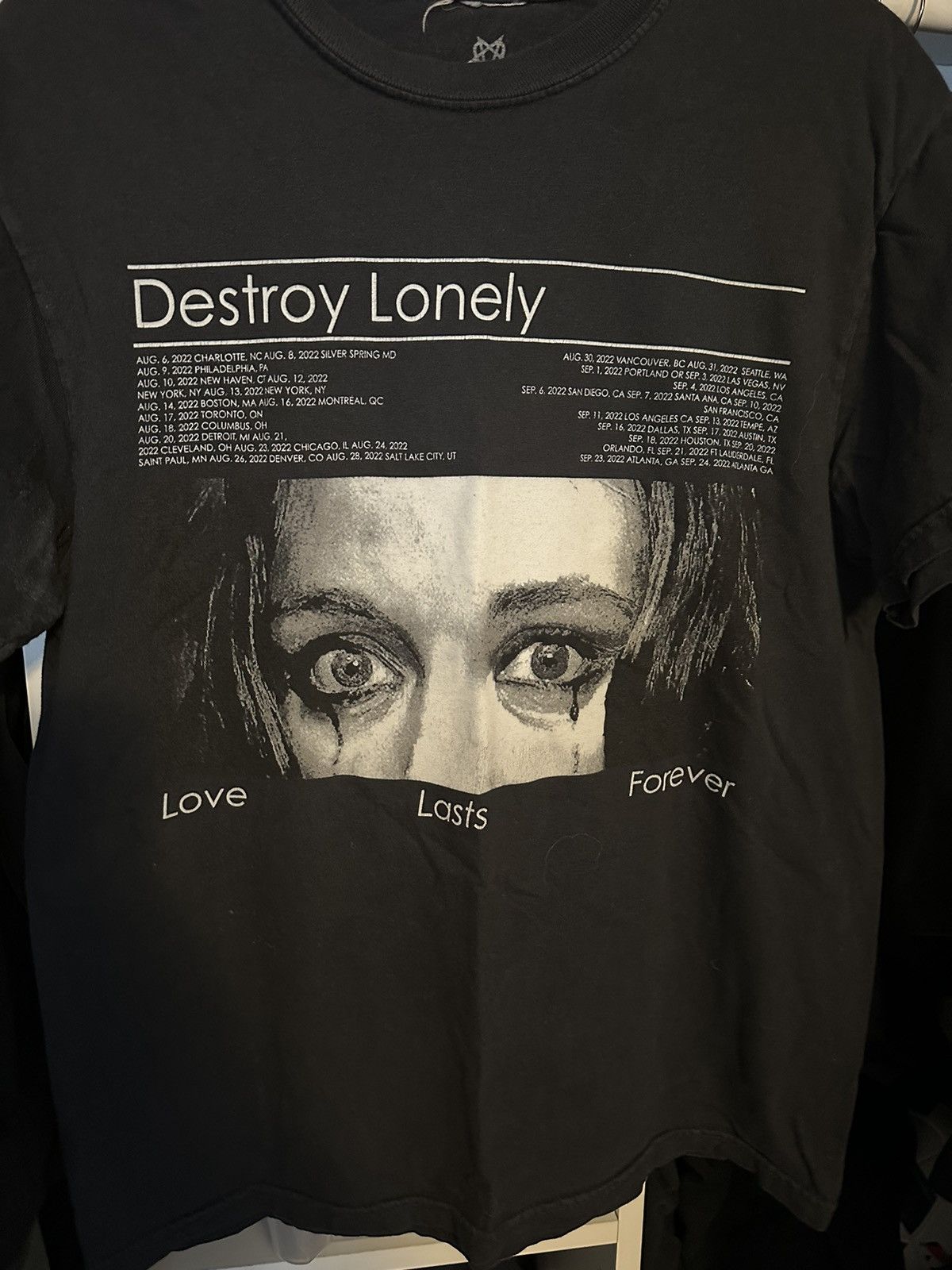 Alyx × Destroy Lonely × Tour Tee Destroy lonely tour love lasts forever | Grailed