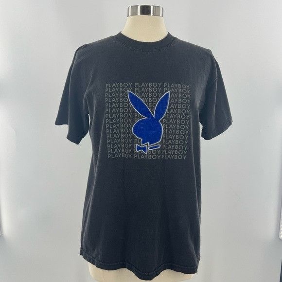 Playboy Playboy Blue Velvet Bunny Shirt | Grailed