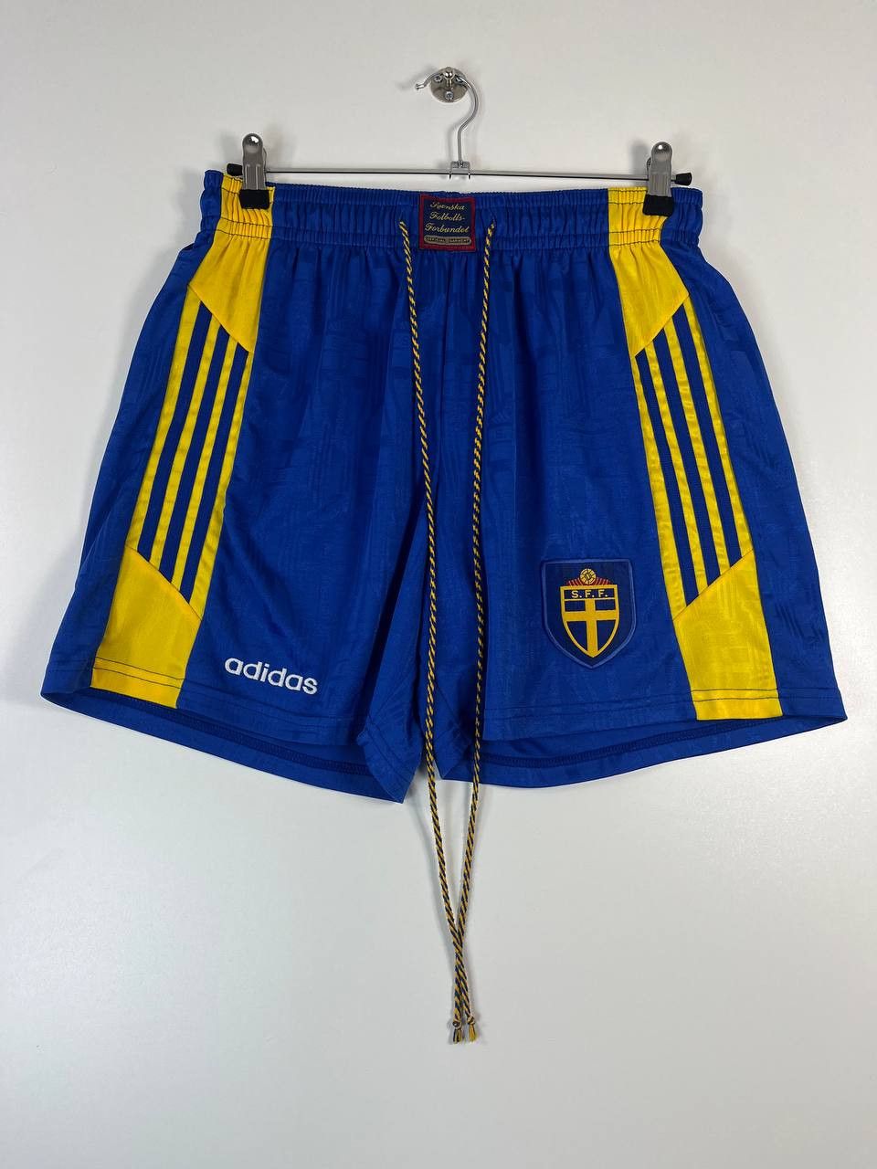 Adidas Vintage Adidas Sweden Football Shorts 90s Svenska Size L | Grailed