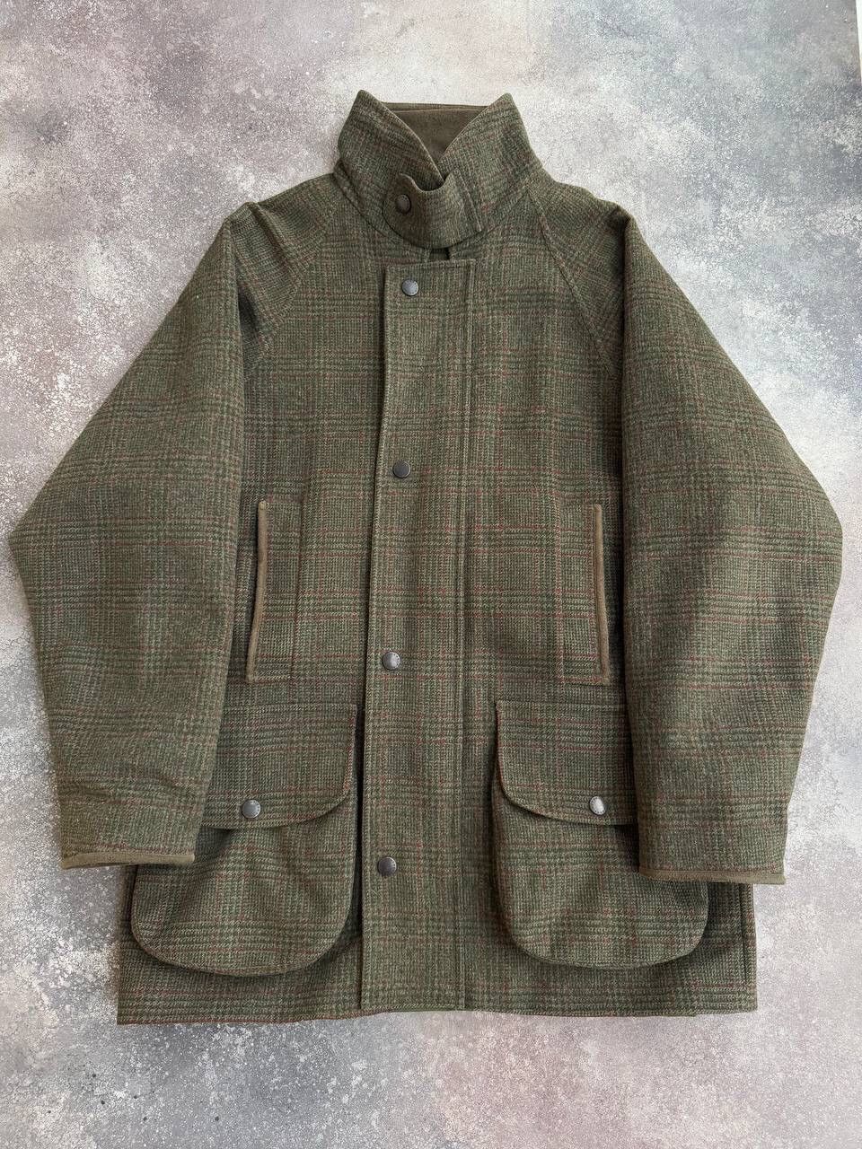 Barbour × Vintage 90s Barbour Vintage Country Shooting Wool Coat Jacket ...