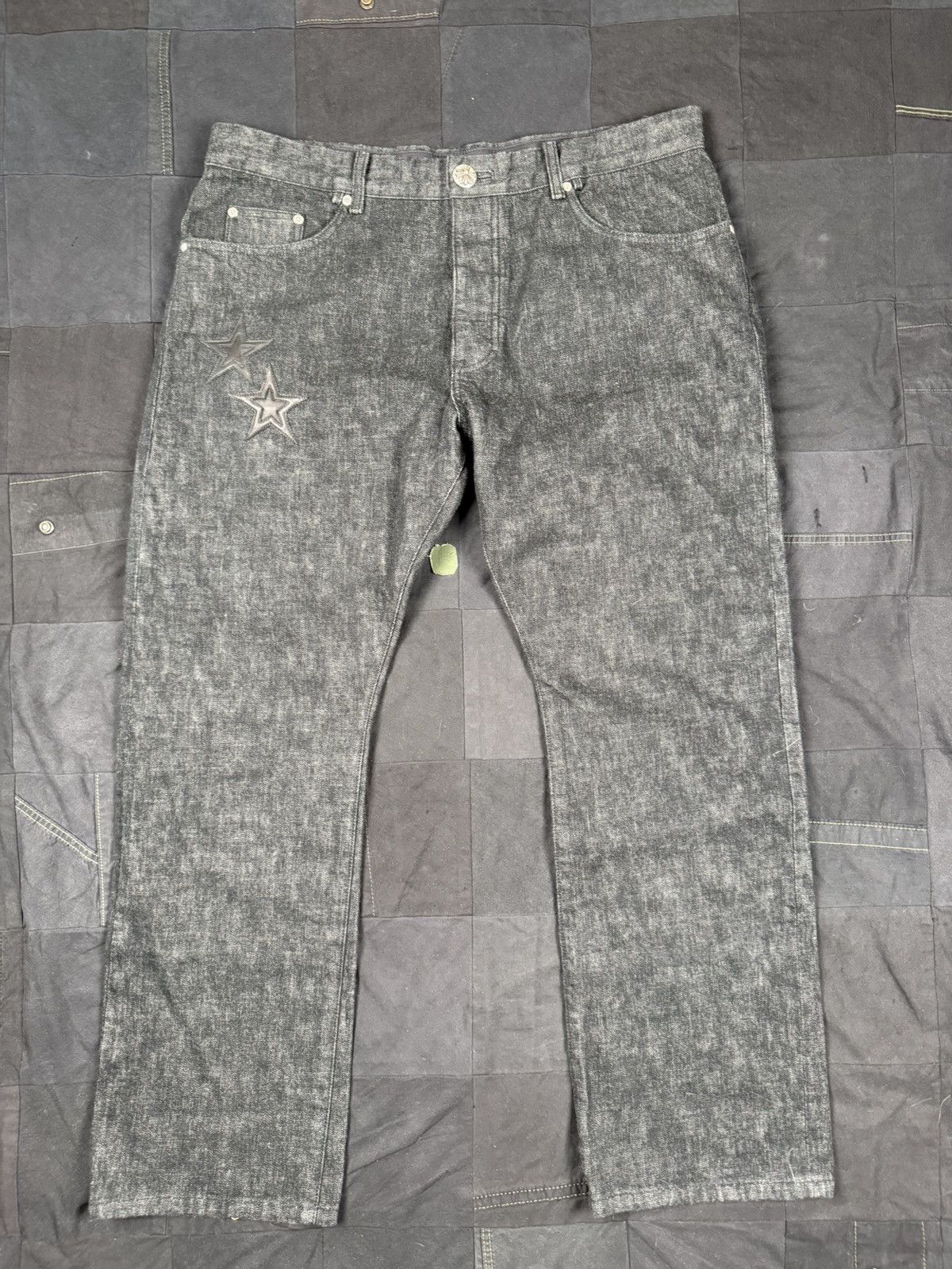 Chrome Hearts Star Patch Raw Denim | Grailed