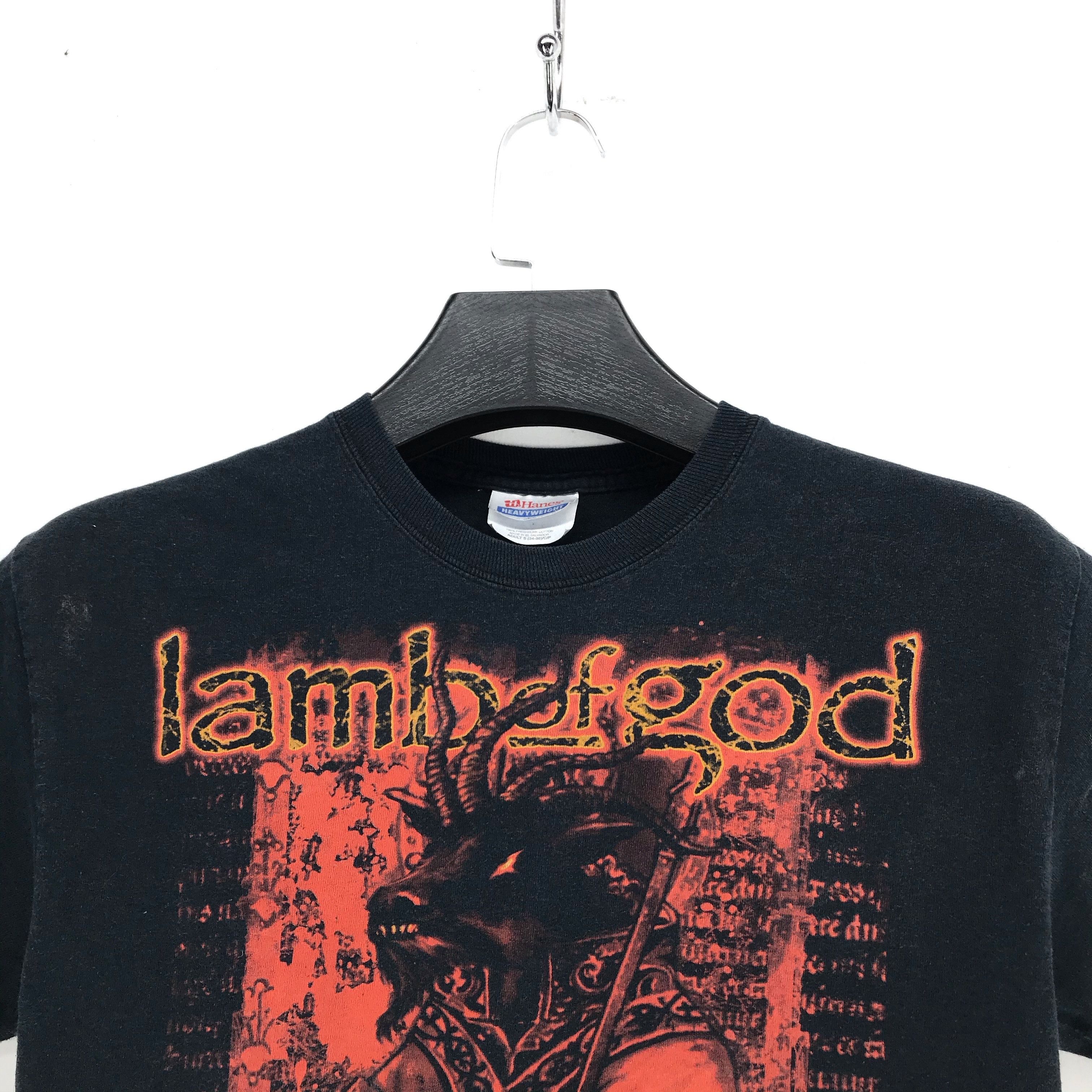 Band Tees × Vintage Lamb Of God Heavy Metal Band Graphic Tees #2680-29 ...