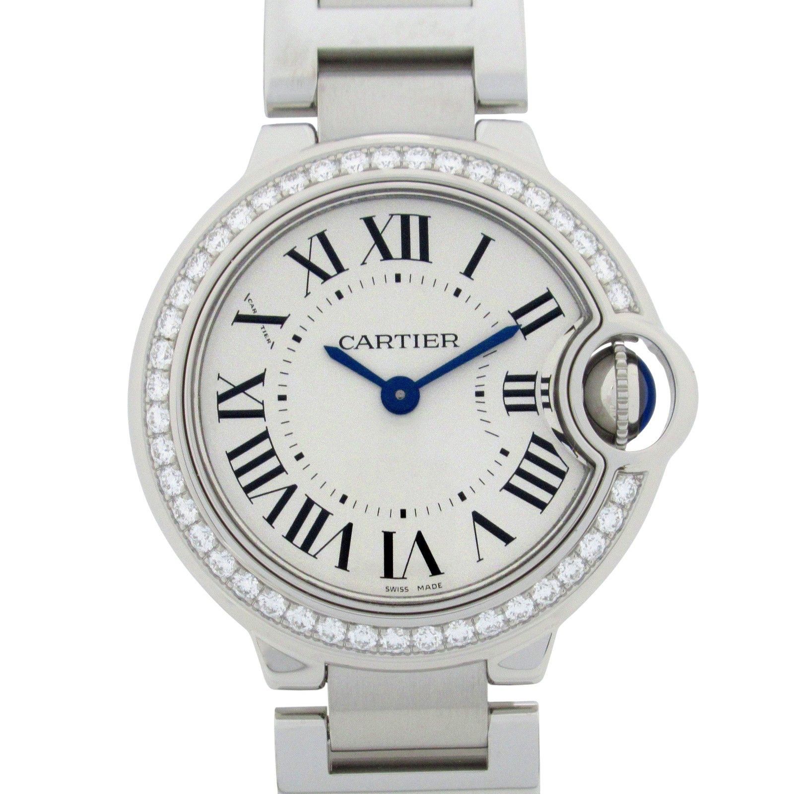 Cartier Cartier Cartier Ballon Bleu Stainless Steel Watch Metal Quartz ...