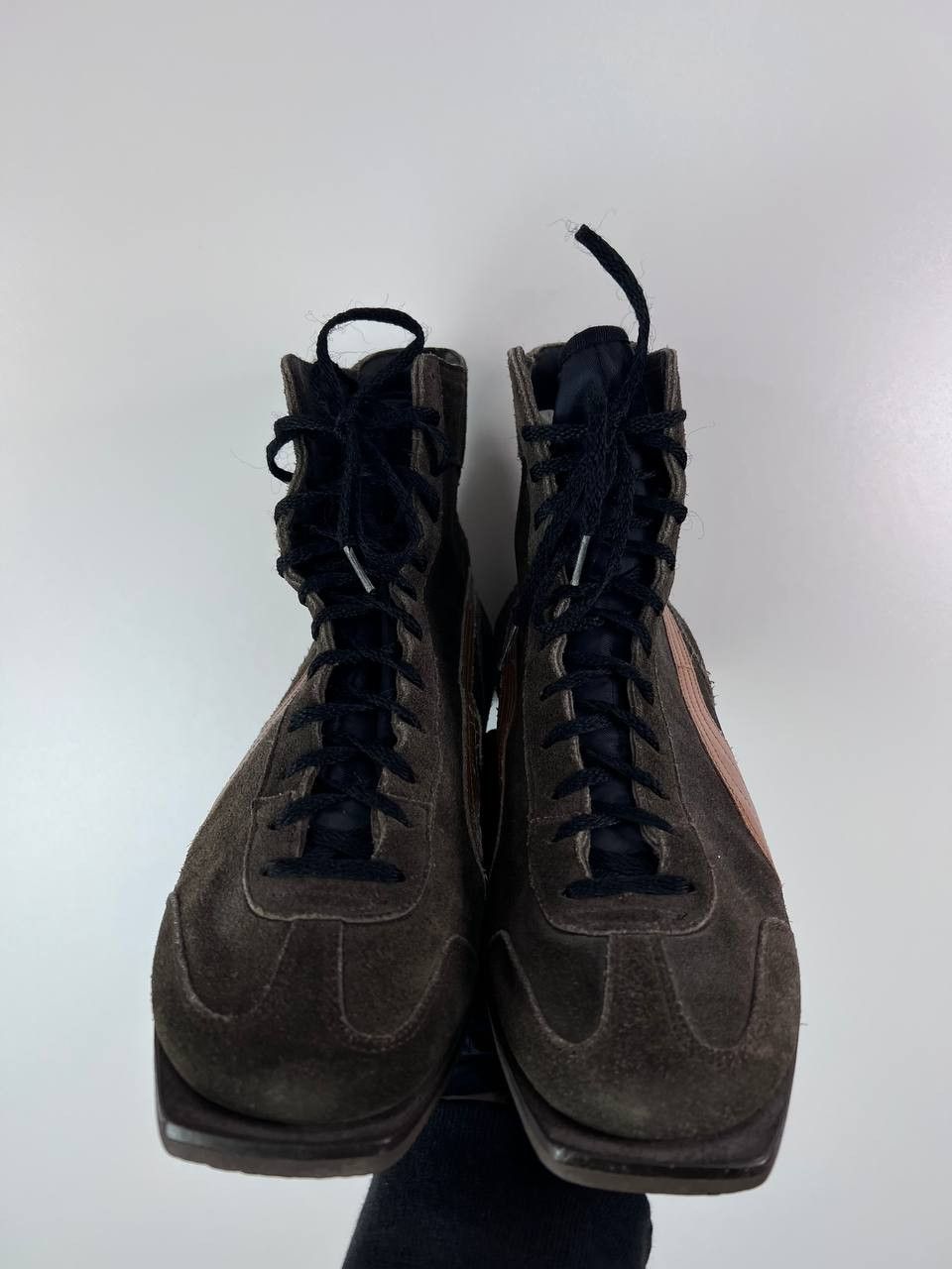 Puma RARE Puma 70s Ex Weltmeister Hi-Top Sneakers Size 9/5 | Grailed