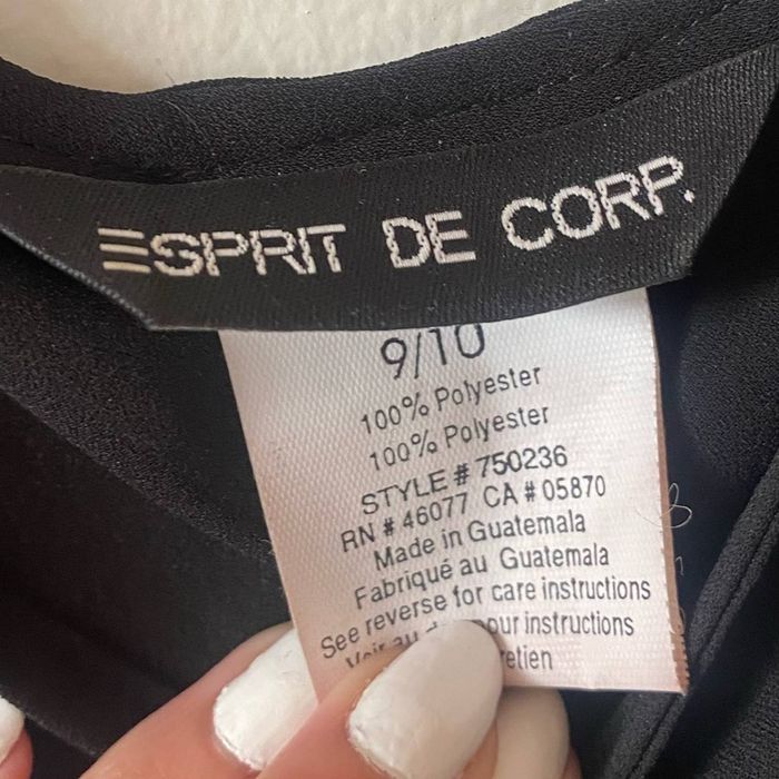 Esprit Vintage 90s ESPRIT DE CORP. Sheer Maxi Dress | Grailed