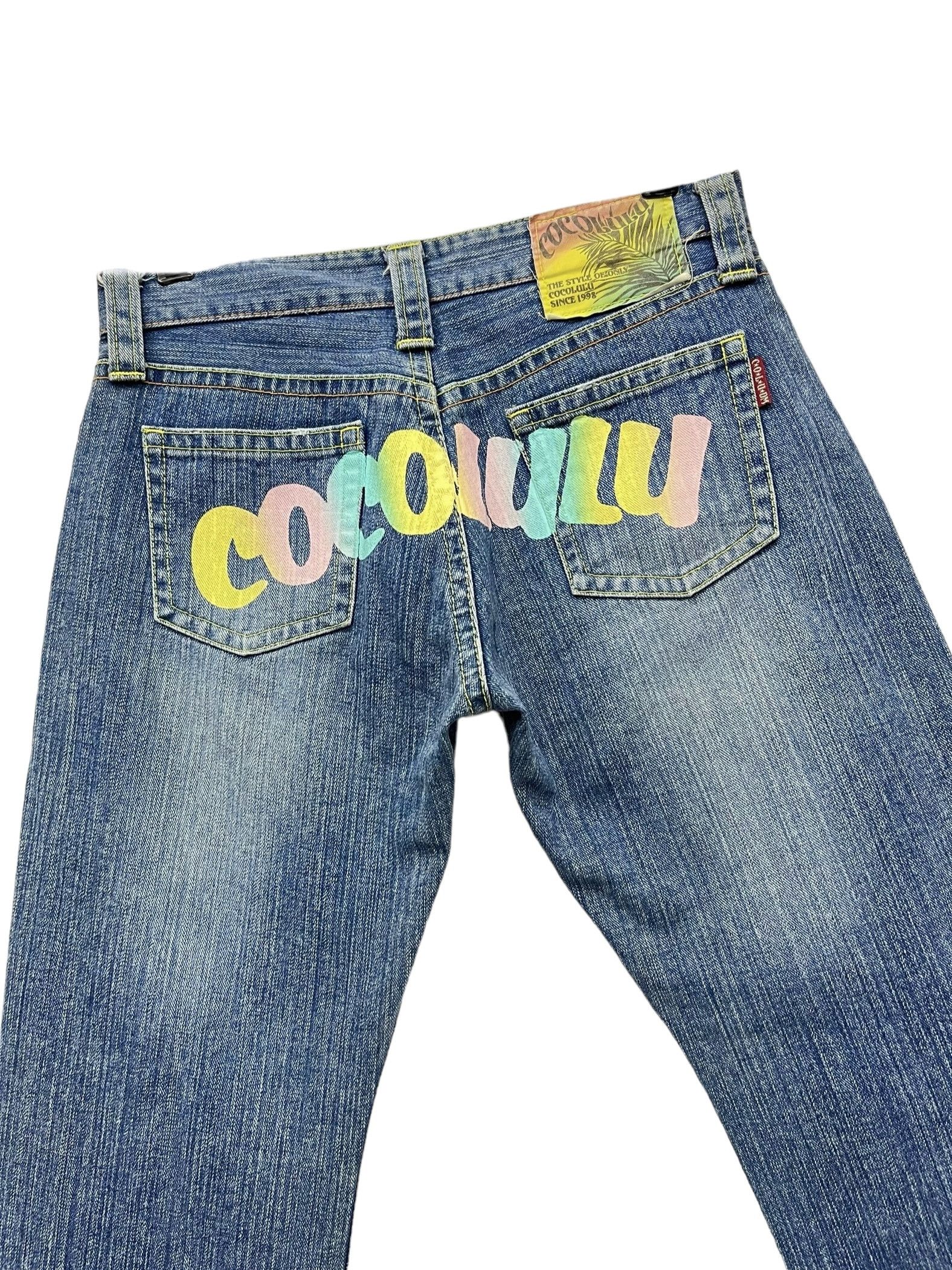 Japanese Brand × Very Cool × Vintage 🔥🌈 90’s COCOLULU Rainbow Spellout ...