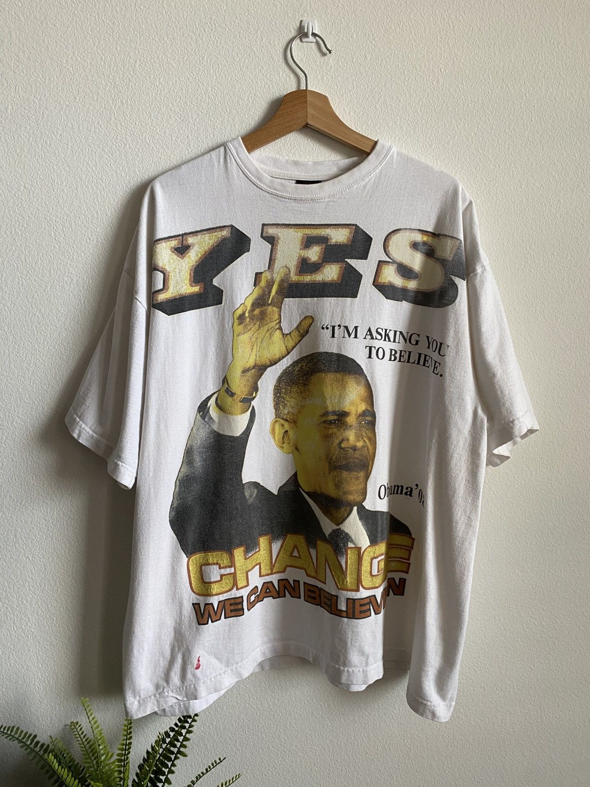 Vintage Vintage Barack Obama 2008 President USA Rap Tee | Grailed