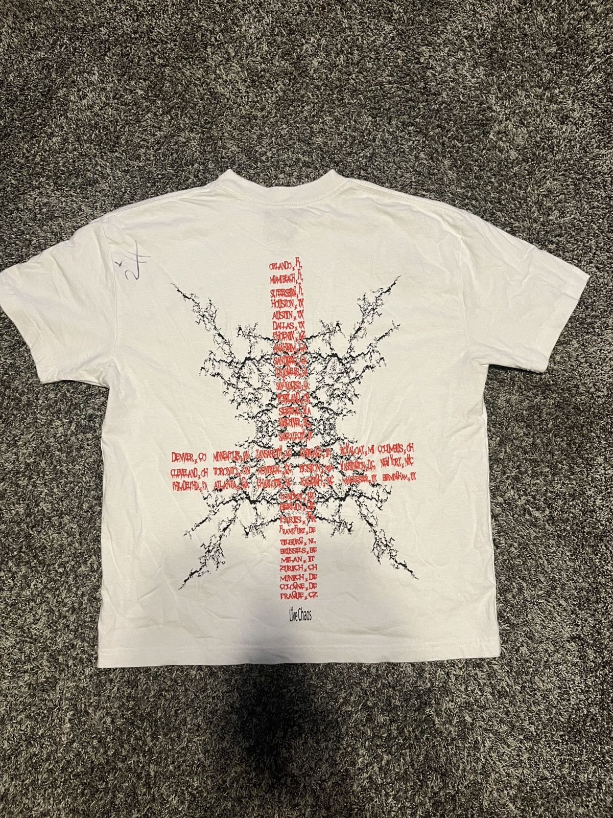 Ken Carson 2x 2hollis signed Ken Carson AGC tour shirt | Grailed