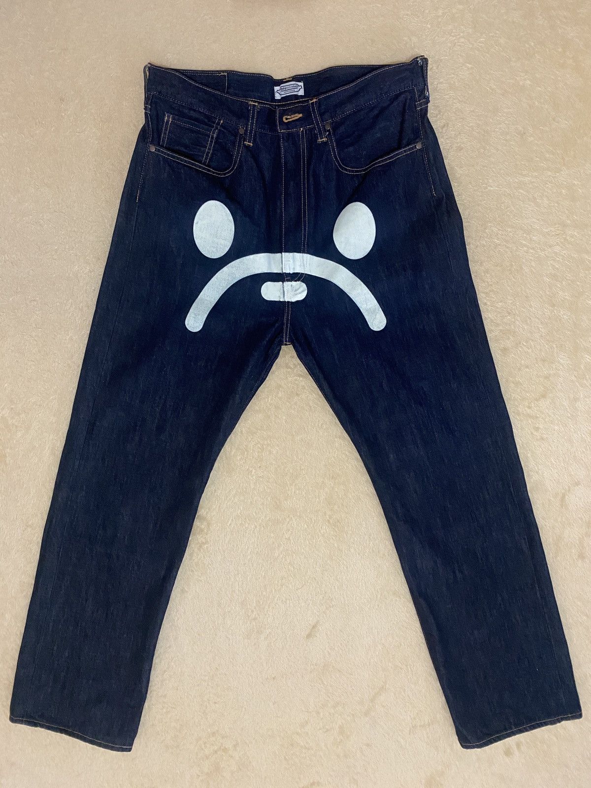 Bape Baby Milo Face Denim | Grailed