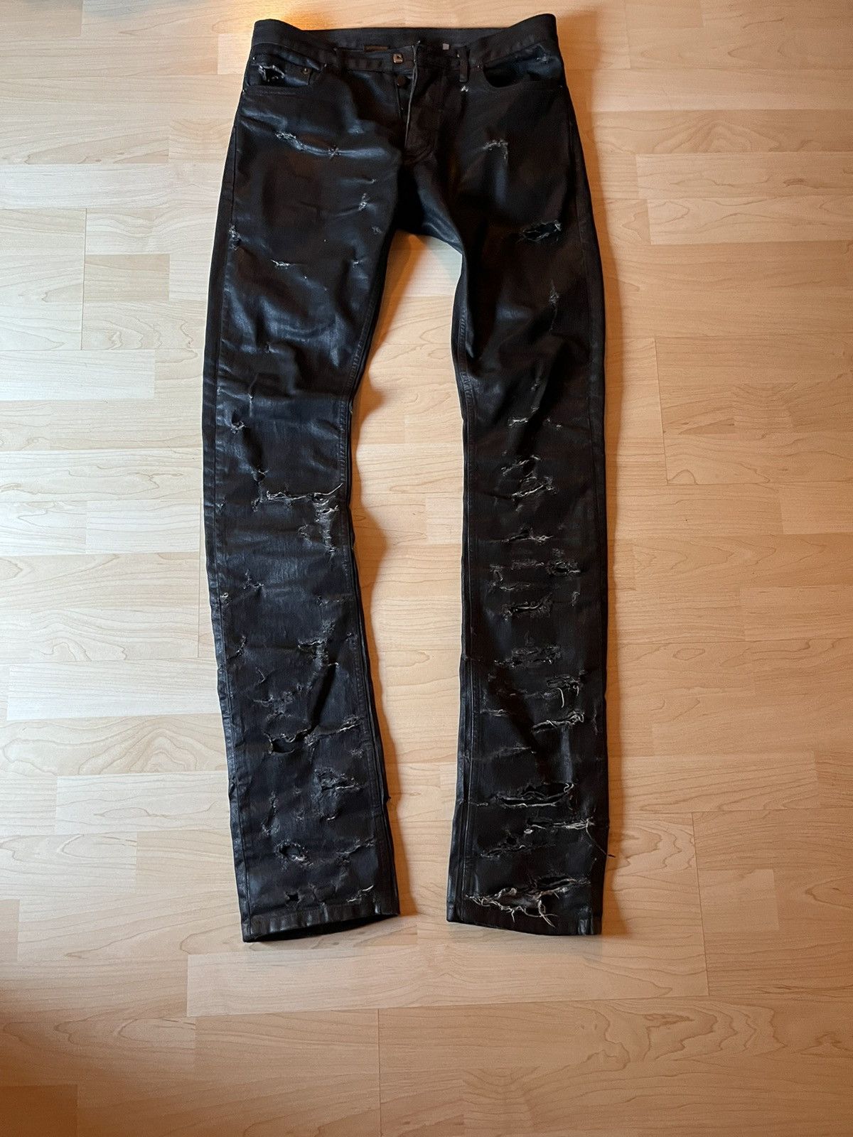 Dior SS04 ‘Strip’ Dior Homme Waxed Denim | Grailed