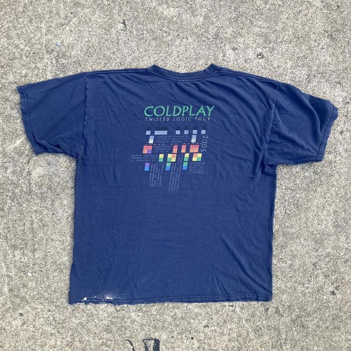 Vintage Coldplay Twisted Logic tour 2005 | Grailed