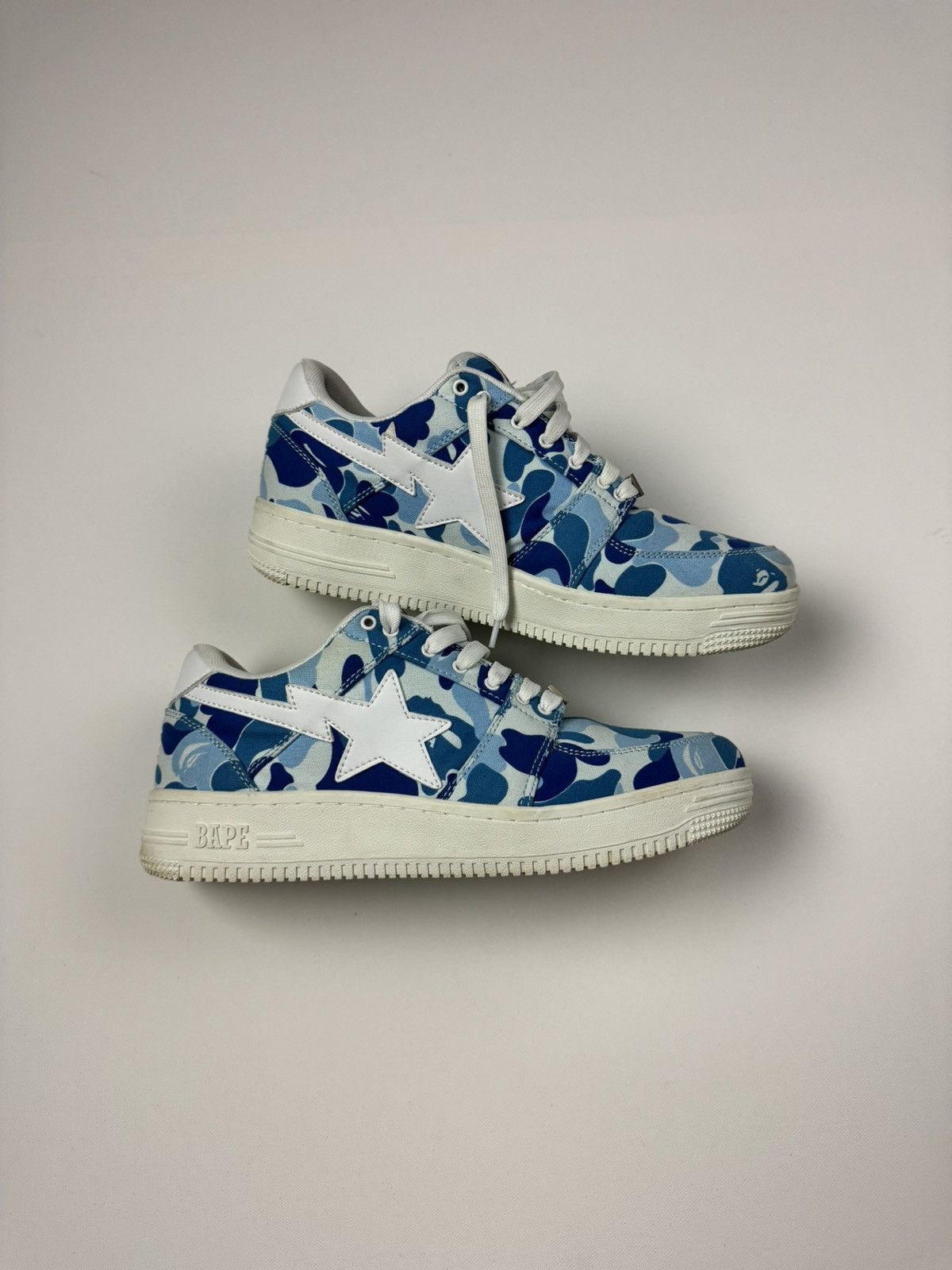 Bape ABC Bapesta 20th Anniversary Blue Camo | Grailed