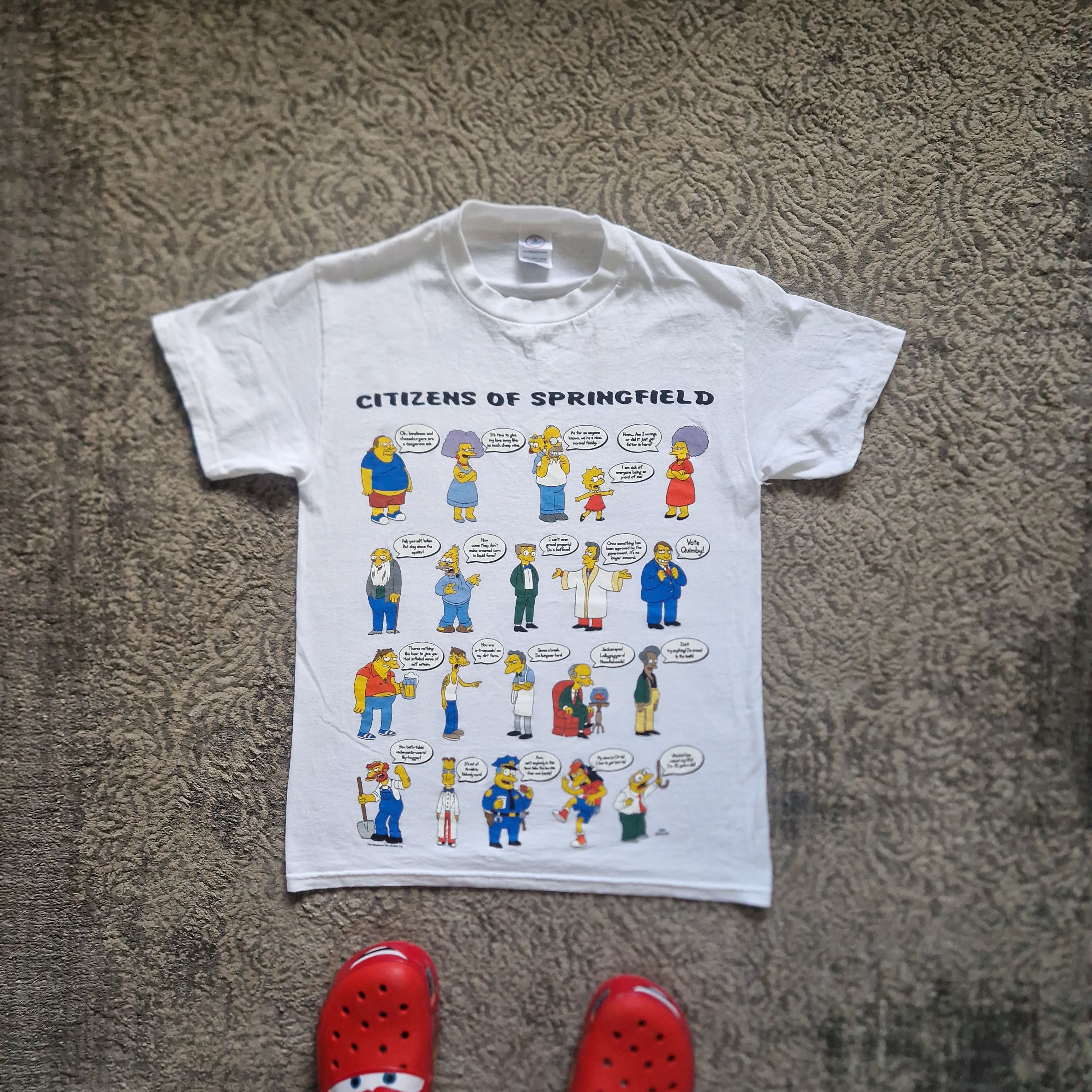 The Simpsons Vintage The Simpsons "Citizens of Springfield" T-Shirt ...