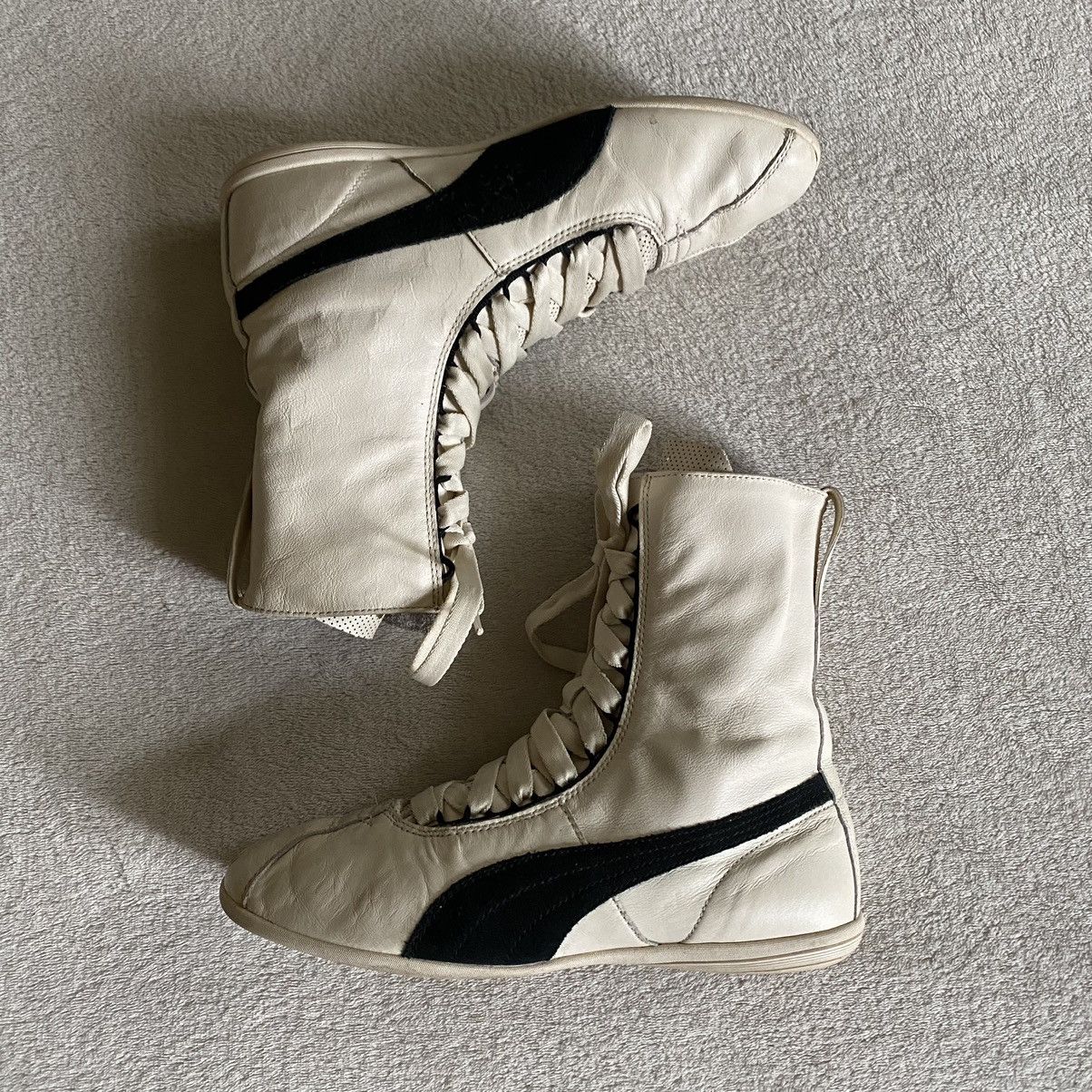 Puma PUMA Eskiva Hi boxing boots wrestling leather | Grailed