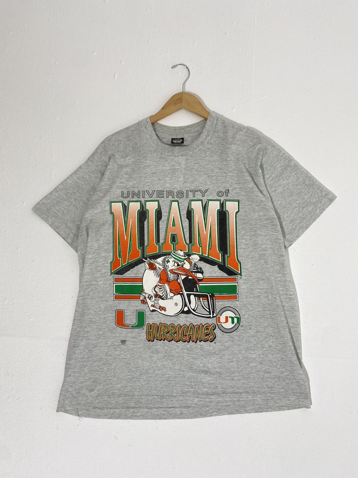 Vintage Vintage 1990's University of Miami Hurricanes T-Shirt | Grailed