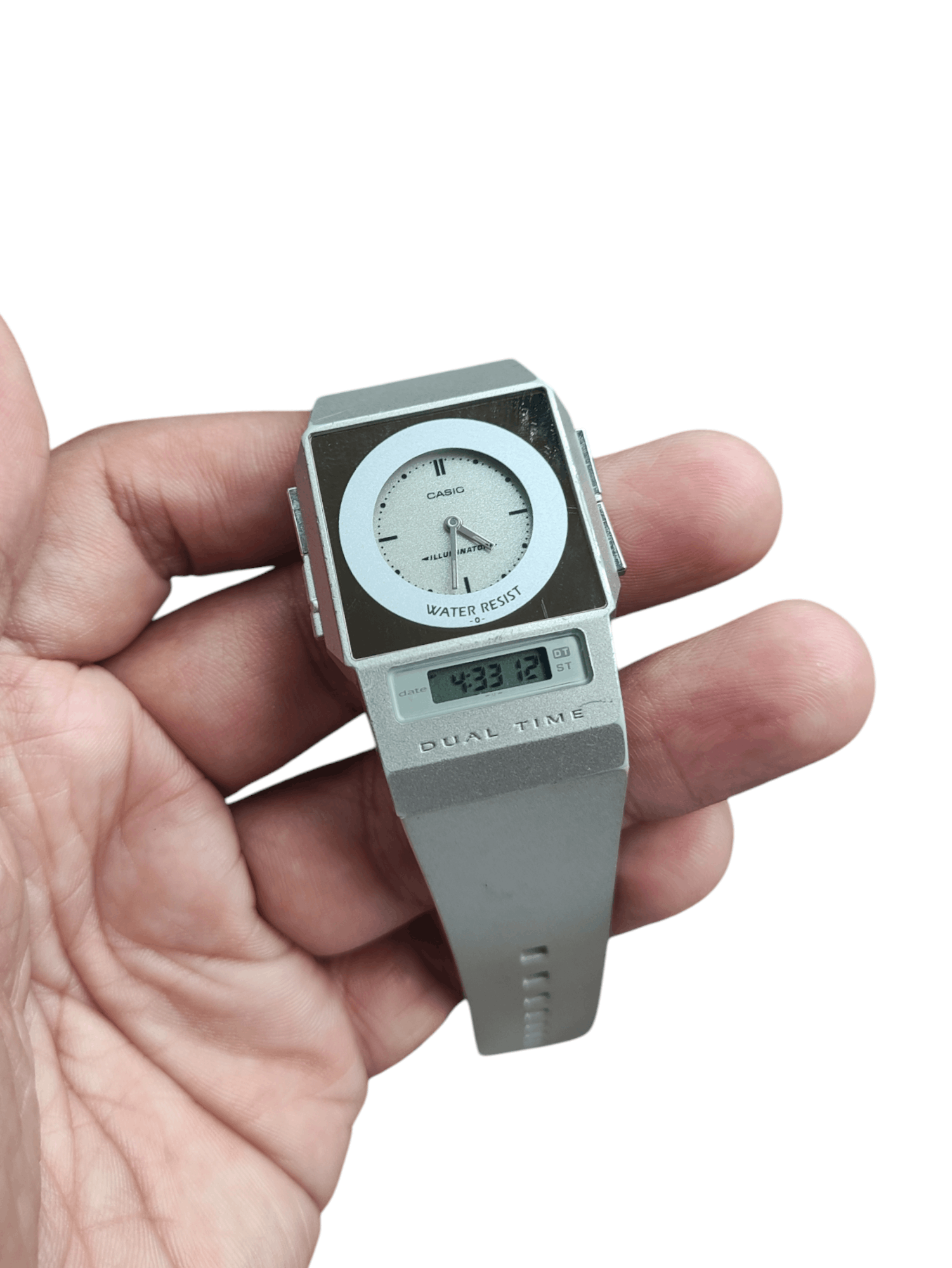 Casio VINTAGE CASIO FS-01 DUALTIME WATCH | Grailed