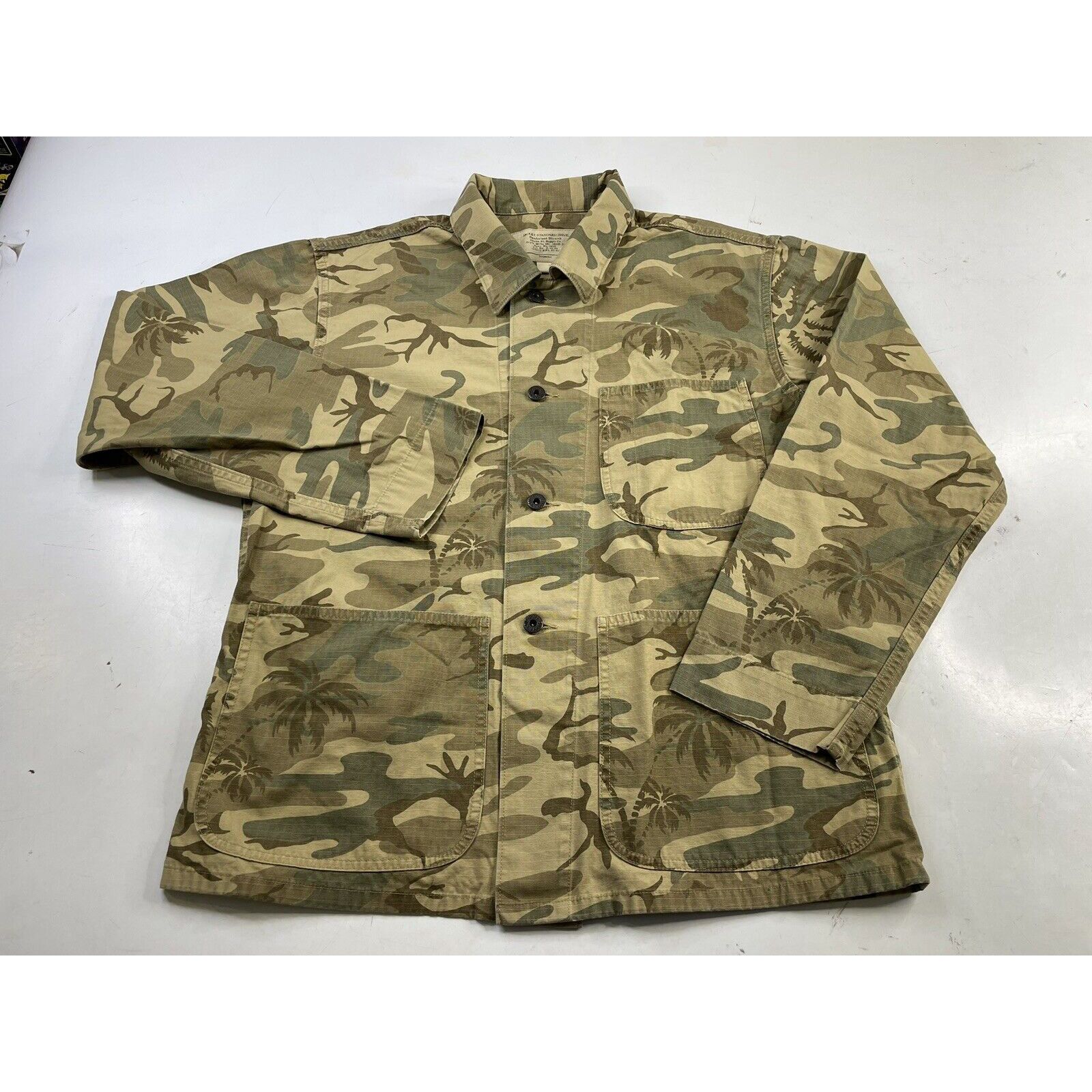 Ralph Lauren RRL Ralph Lauren 1940s Tropical Camo Ripstop Field Jacket ...