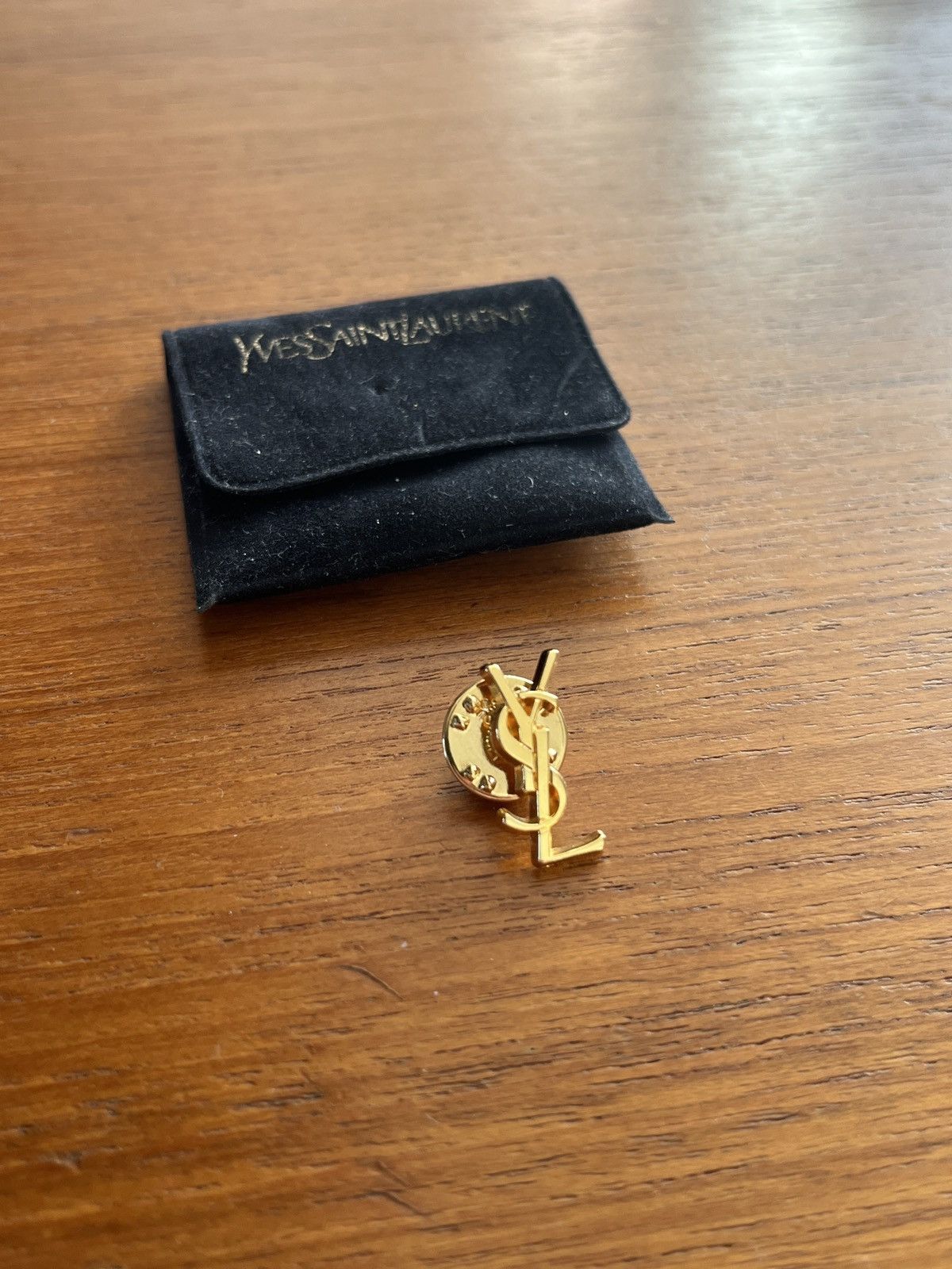 Luxury × Pins × Yves Saint Laurent Yves Saint Laurent (YSL) vintage pin | Grailed