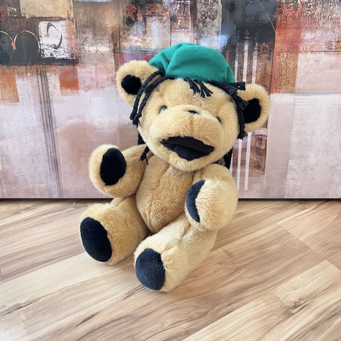 Vintage 90s Grateful Dead Rasta Bear Plush Toy Figure Steven Smith ...