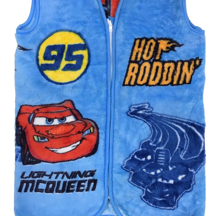 Disney Lightning Mcqueen Disney Pixar Cars Fleece Zip Up Vest | Grailed