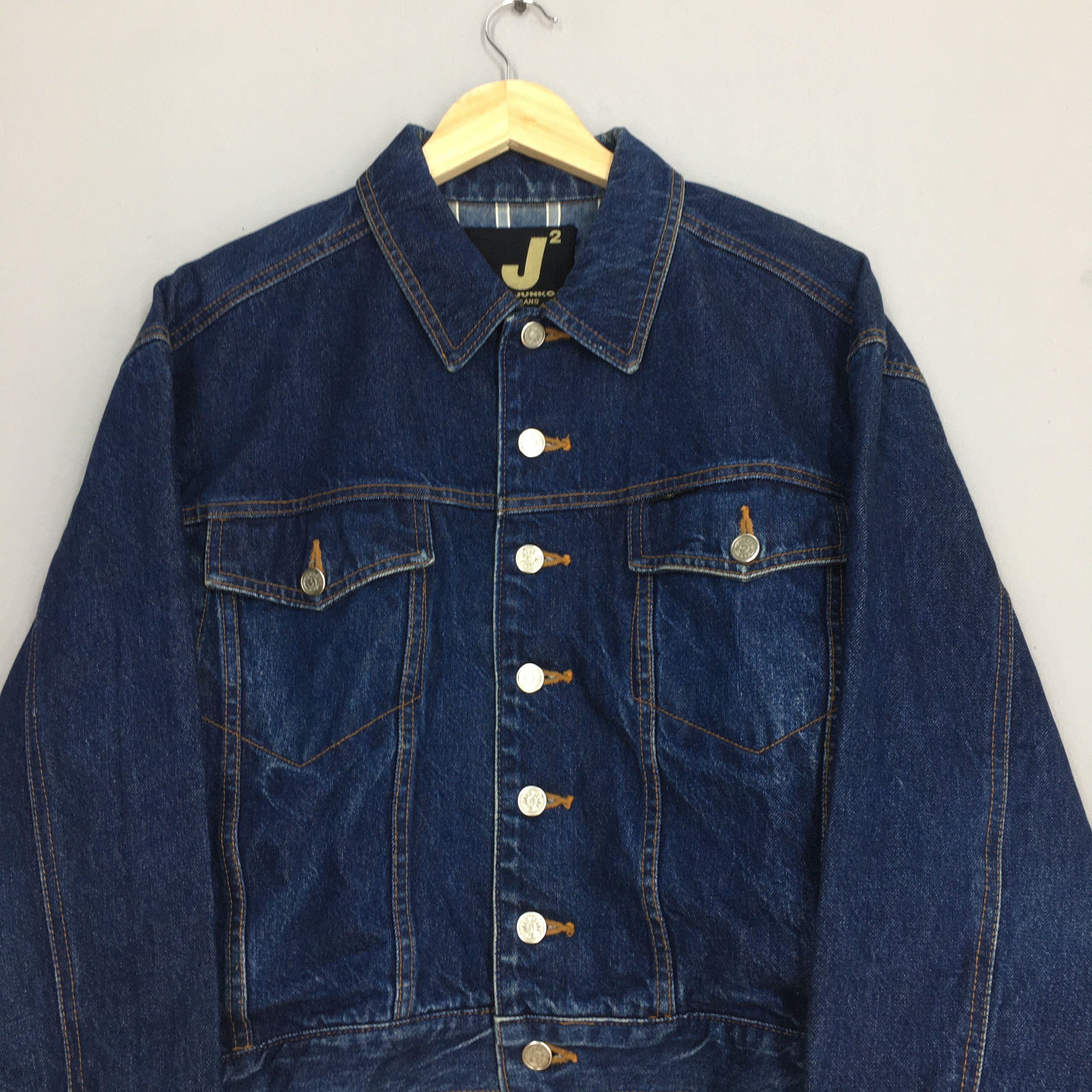 Japanese Brand Vintage 90s Mr Junko Japan Jeans Trucker Jacket Medium ...