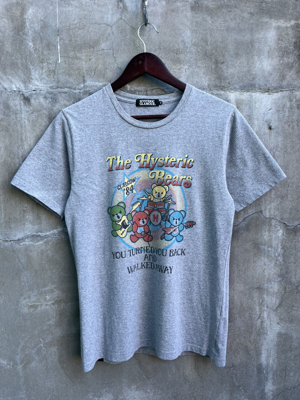 Hysteric Glamour Bear Band 84 Glasgow Tour | Grailed