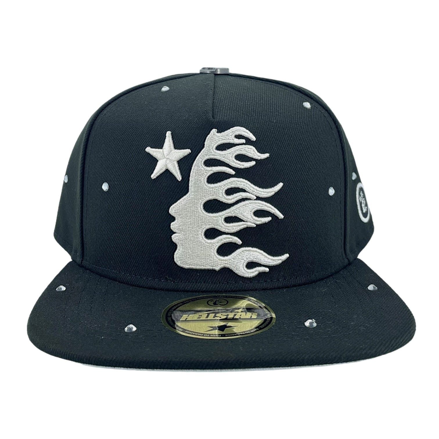 HELLSTAR Starry Night Fitted Hat Black | Grailed