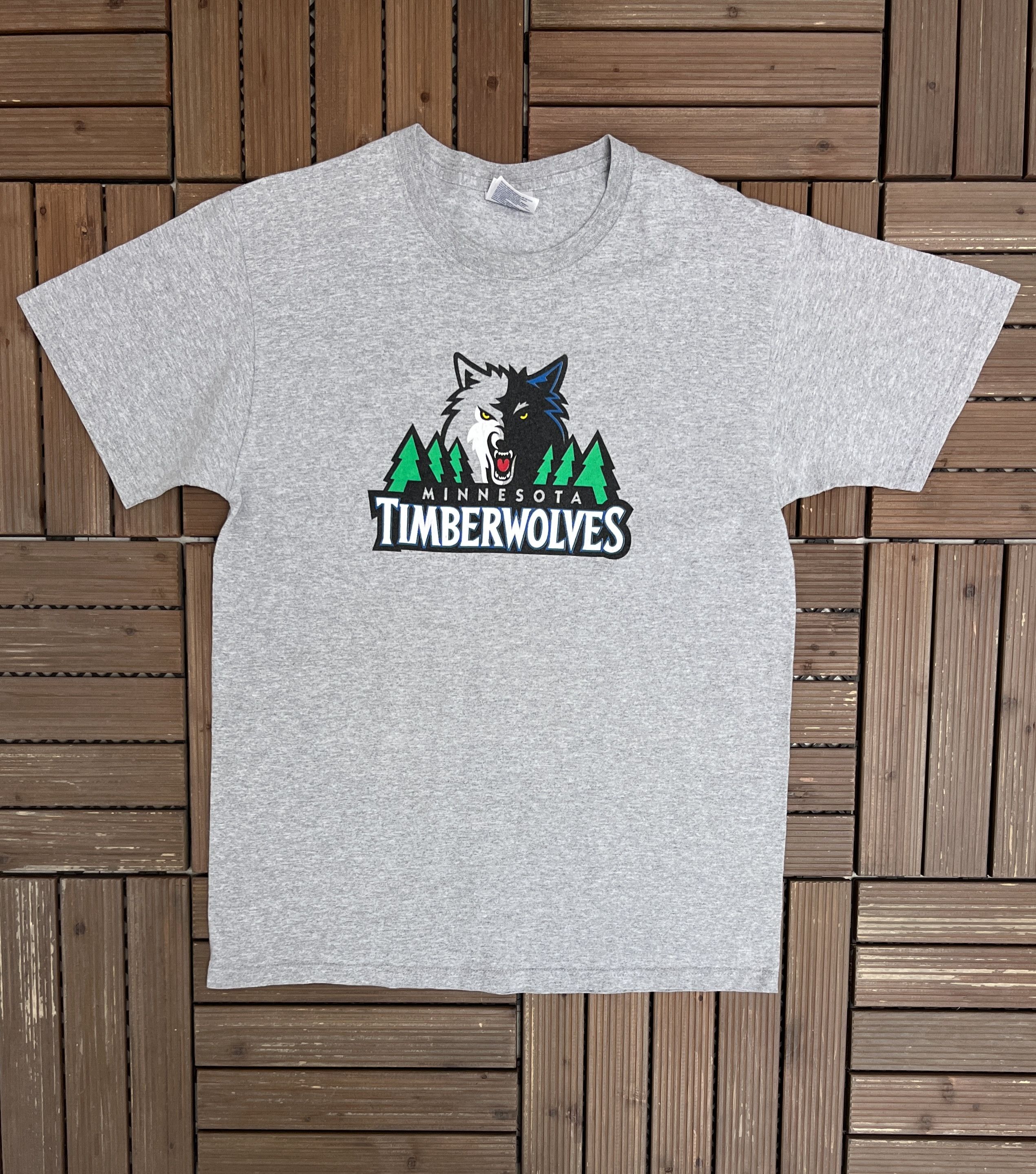 Vintage Minnesota Timberwolves Logo Vintage T-Shirt Tee | Grailed