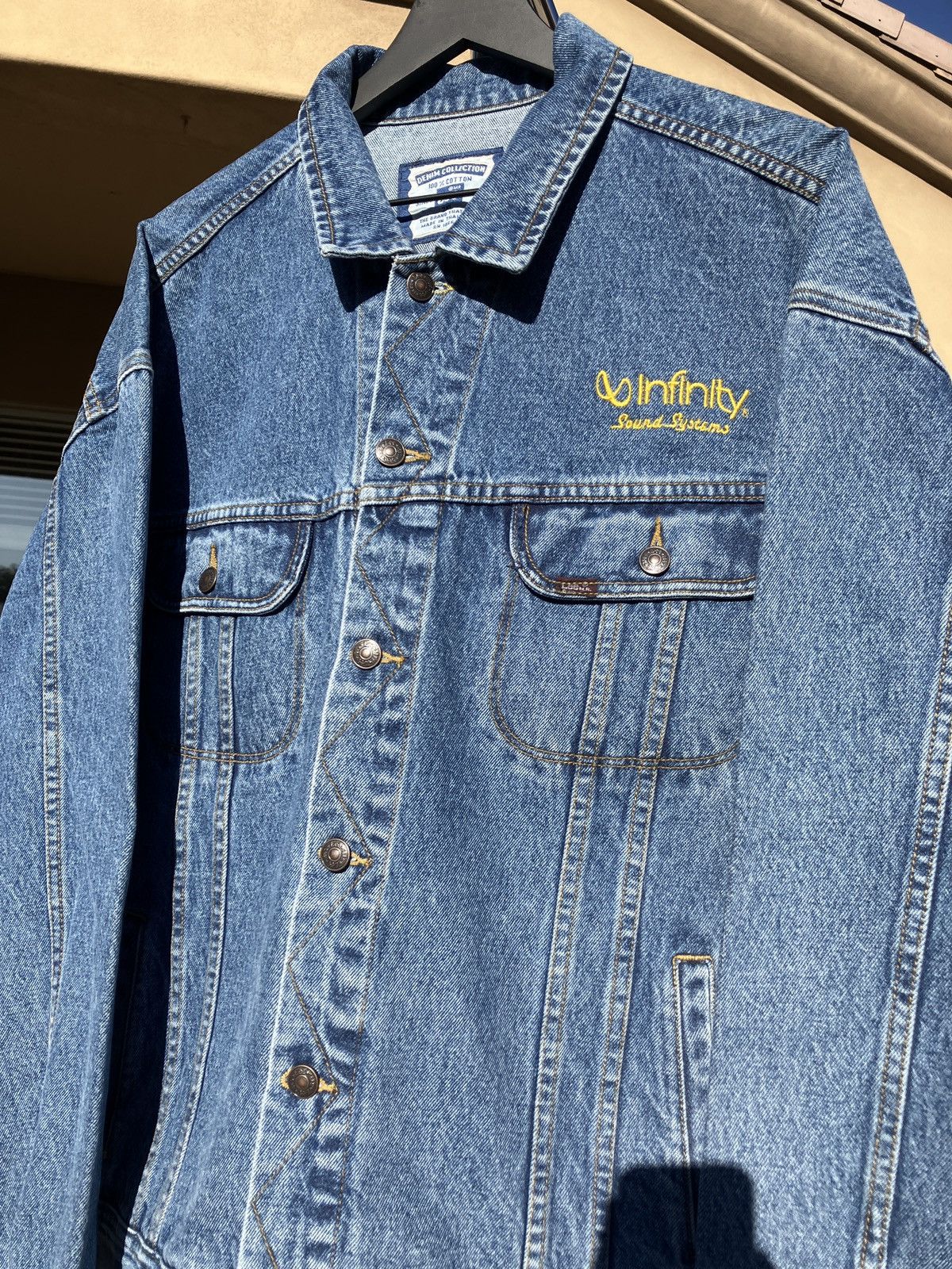 Vintage Vintage Infinity Sounds Lee Denim Jean Jacket XXL | Grailed