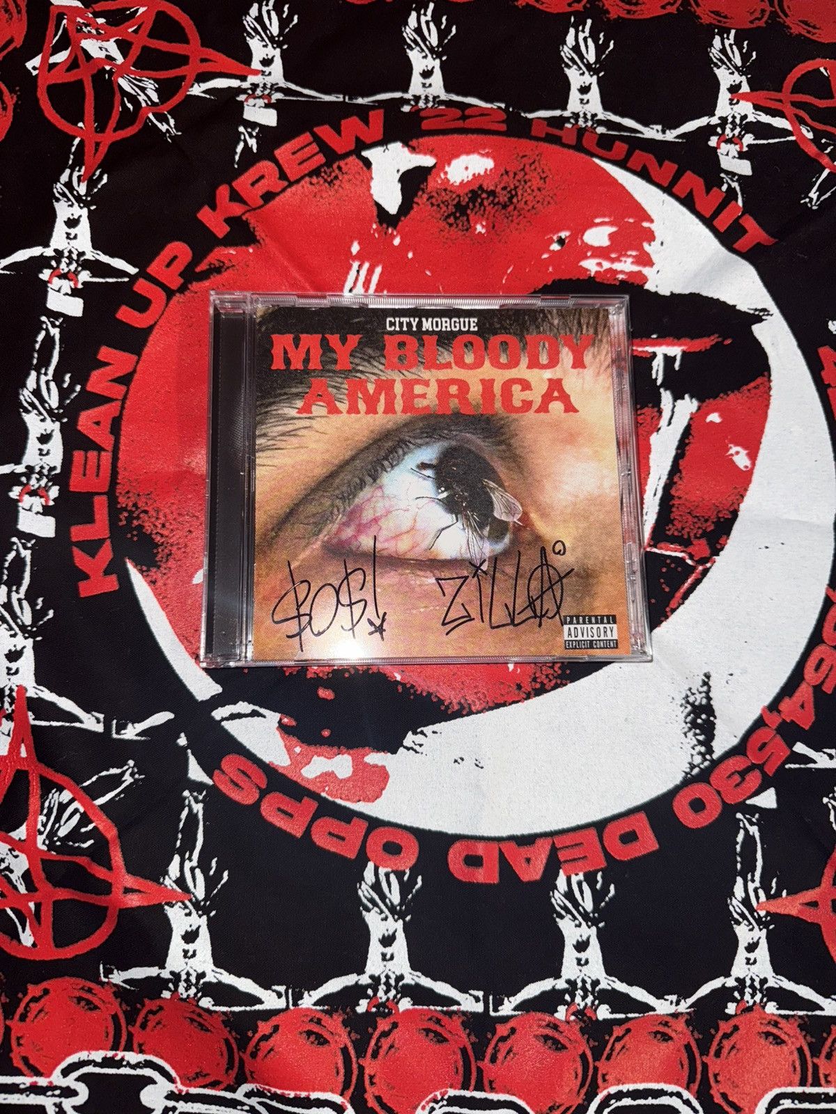 City Morgue × Missing Since Thursday My Bloody America CD (SIGNED BY ...