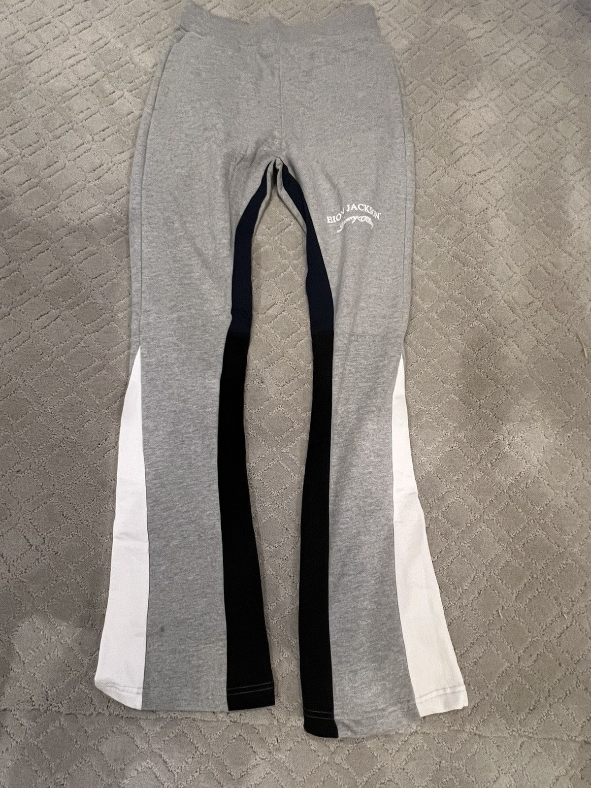 Streetwear Grey Flare Sweats | Grailed