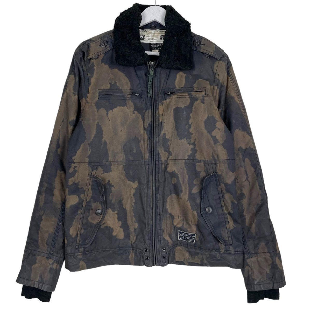 Avant Garde × Diesel 💥 DIESEL WAXED BIKER JACKET | Grailed