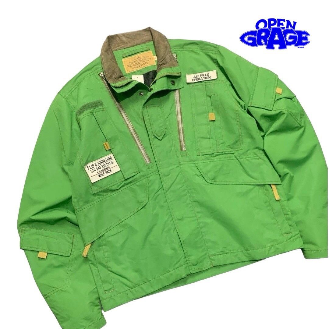 Workers Light Green Work Jacket Boxy Fit Air Field Operation | Grailed