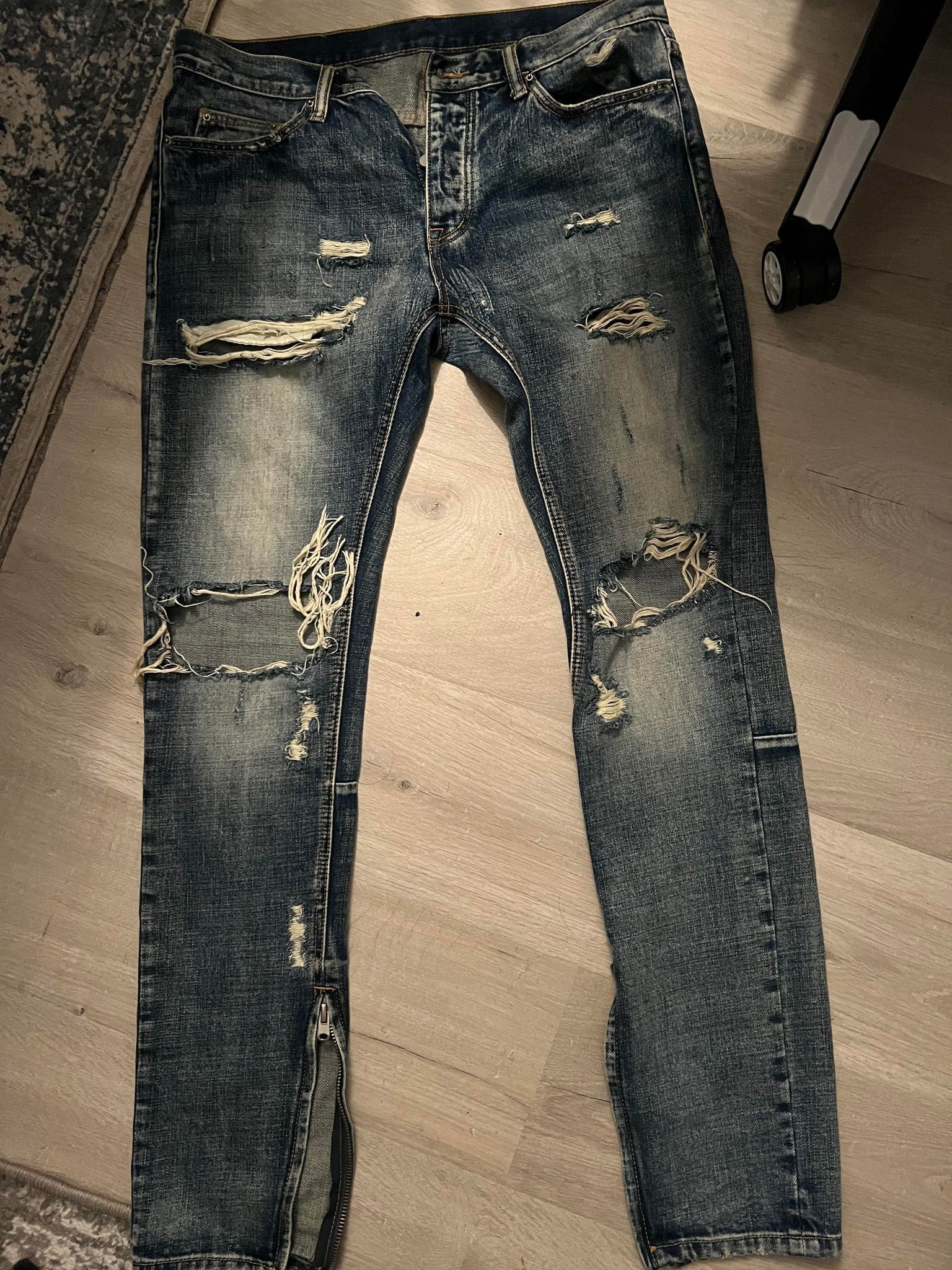 MNML MNML M1 Stretch Denim Blue 33 | Grailed