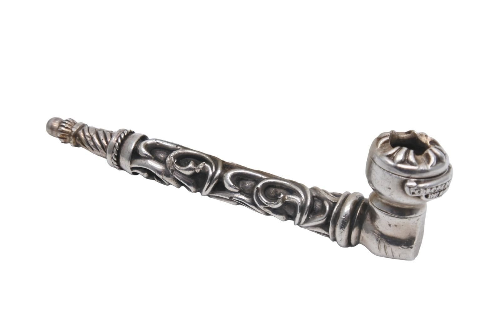 Chrome Hearts Chrome Hearts Vintage Silver Filigree Smoking Pipe | Grailed