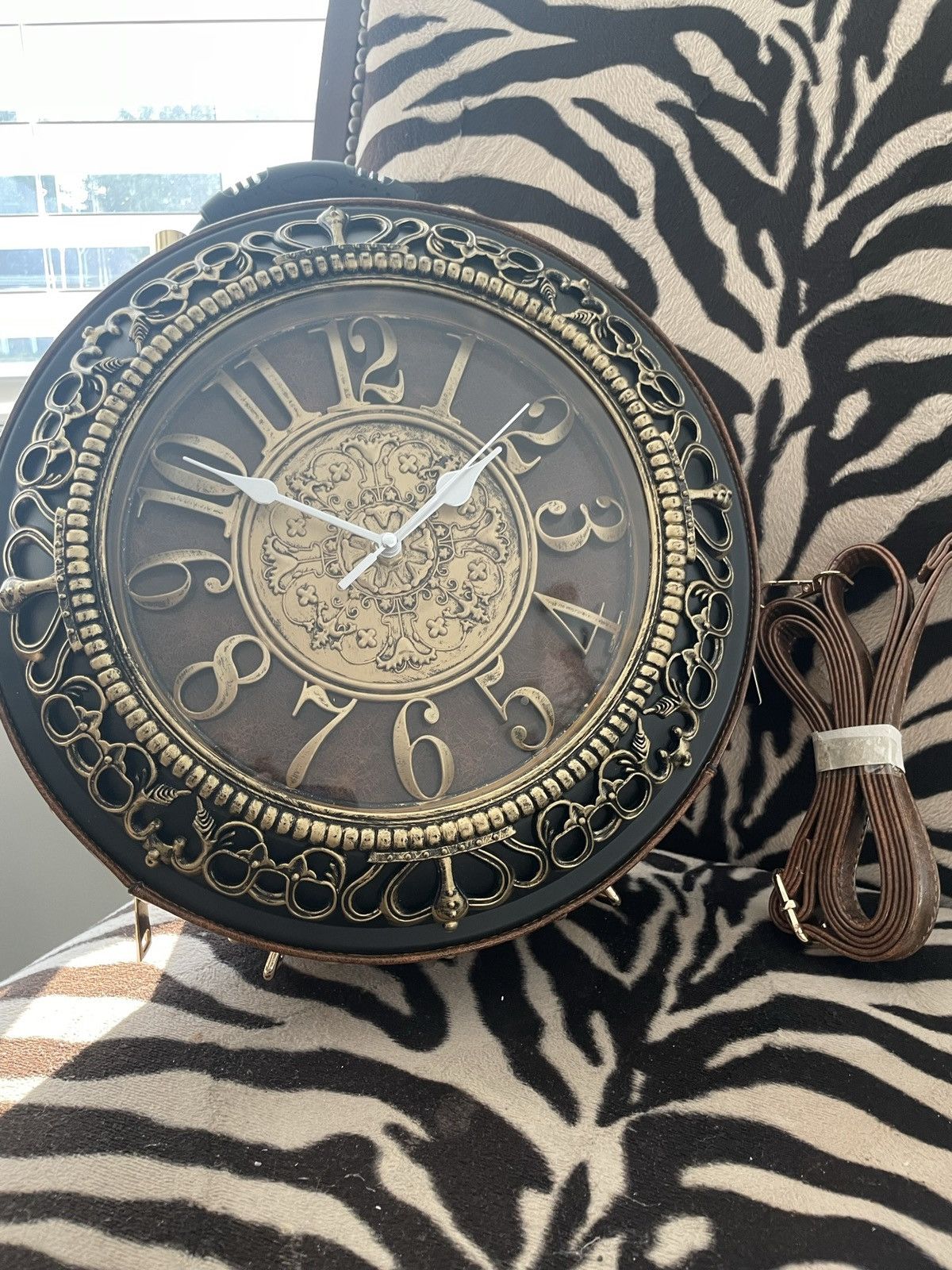 Designer Crazy Diophy Clock Hand Bag (working clock) | Grailed