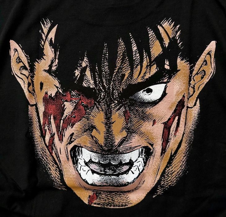Vintage Berserk Guts Mad Anime Manga Bootleg Shirt | Grailed