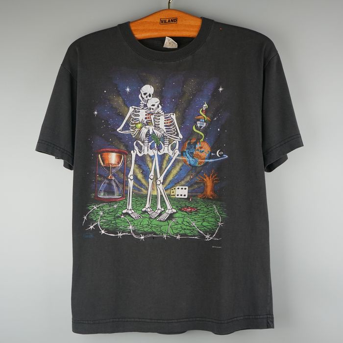 Vintage Vintage 90s Bones Skeletons T Shirt Grailed