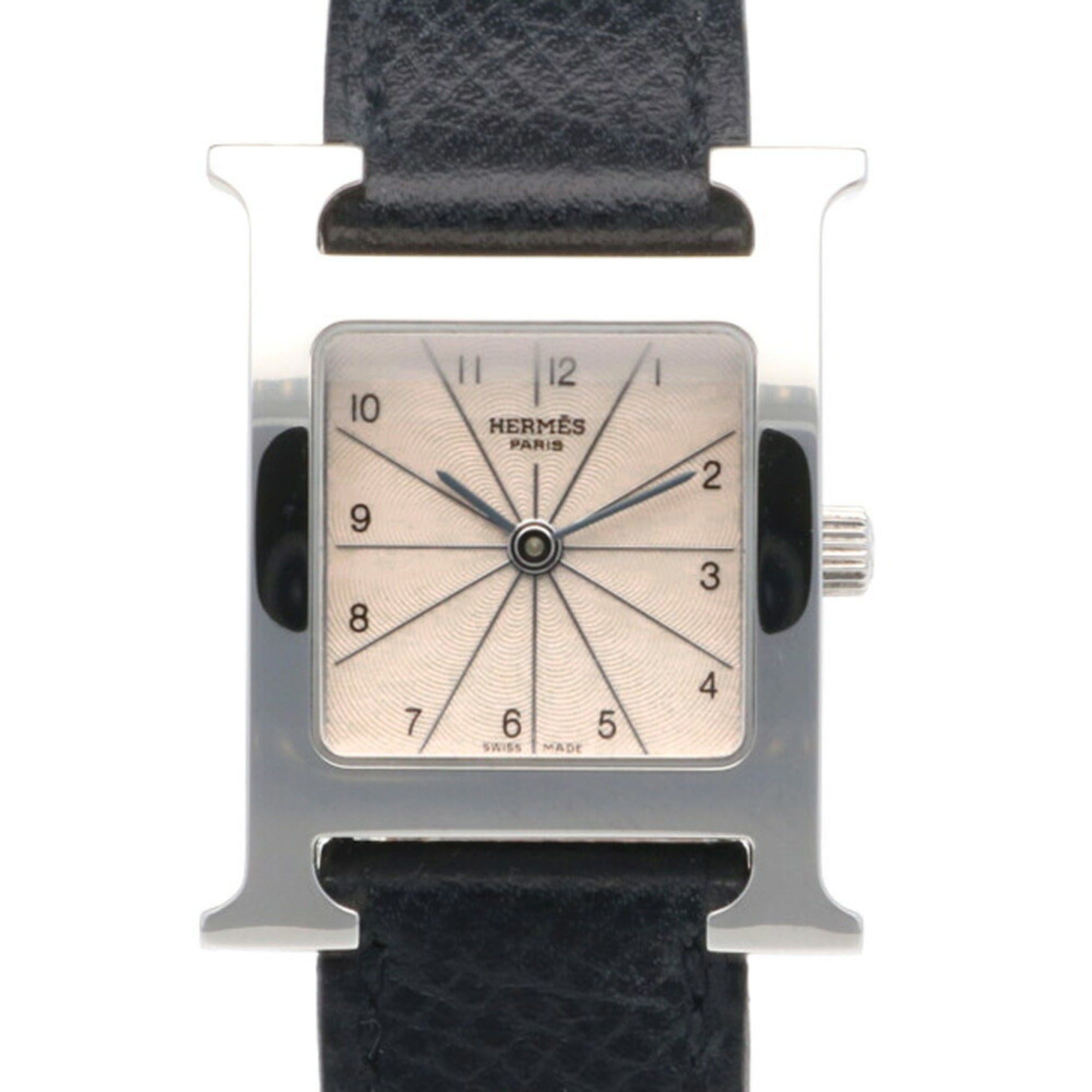 Hermes HERMES H Watch Wristwatch Stainless Steel HH1.210 Ladies | Grailed