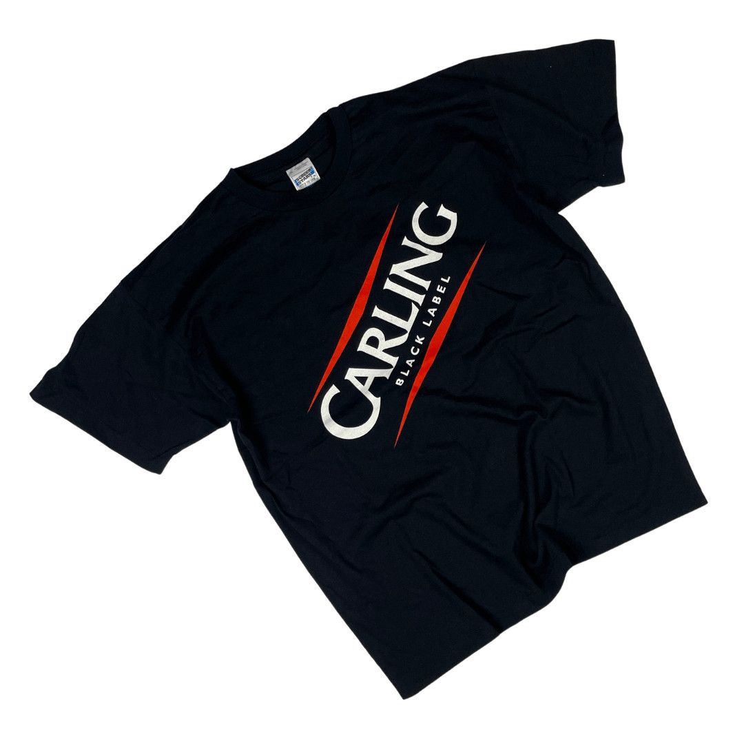 Streetwear × Vintage Vintage oversize FOTL Carling T-shirt 90s y2k ...