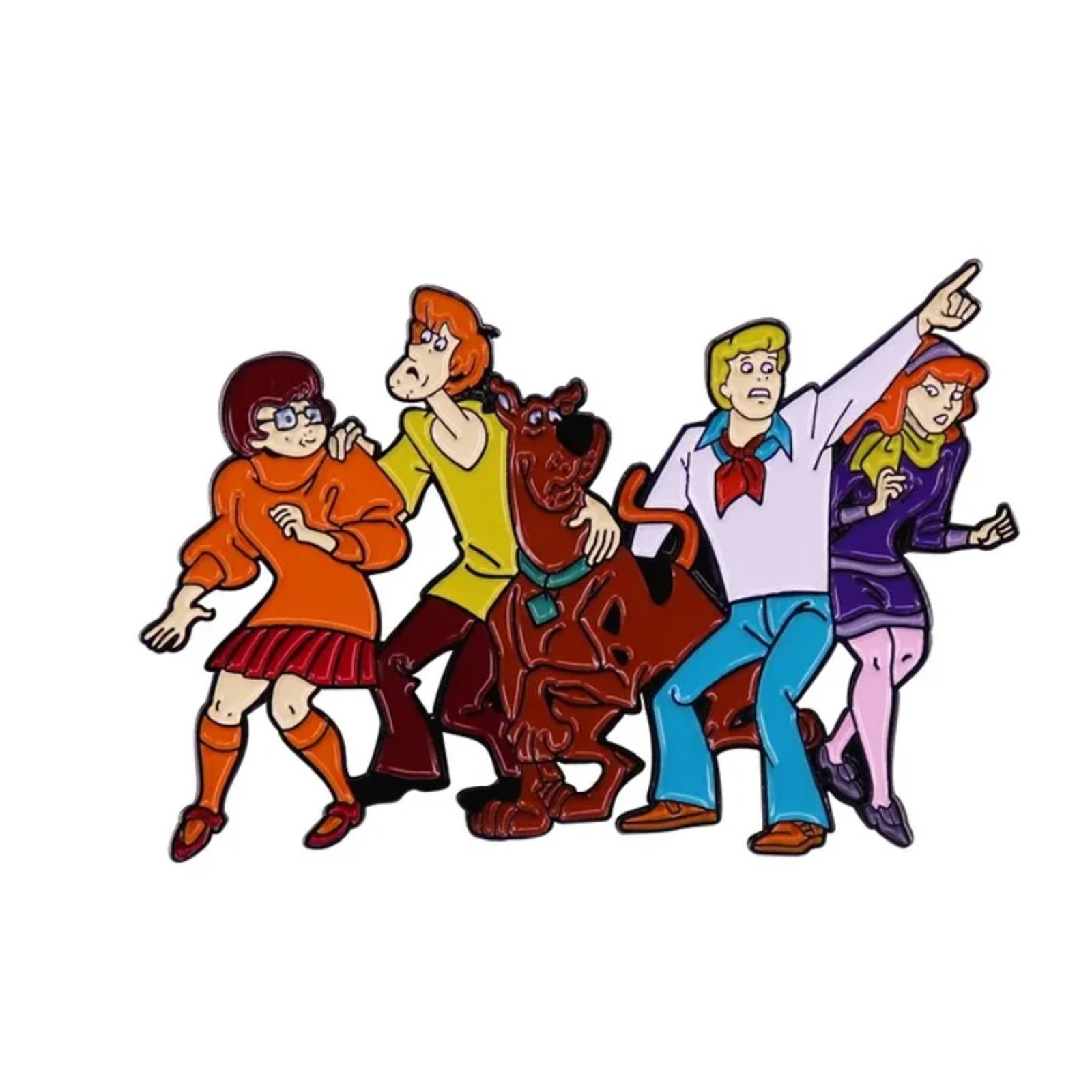 Disney Scooby Doo Shaggy Velma Fred Daphne Enamel Pins 313-1 | Grailed