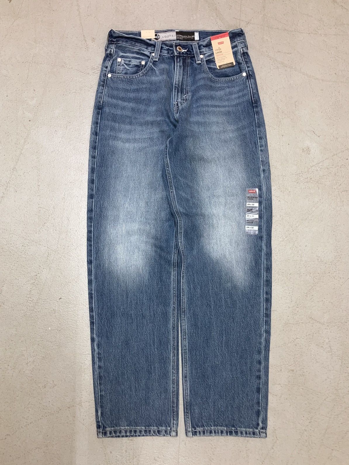 Japanese Brand × Levi's × Vintage CRAZY VINTAGE LEVI'S SILVER TAB BAGGY ...