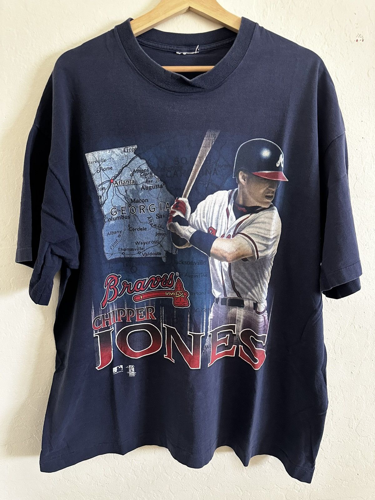 MLB × Pro Player × Vintage Vintage Chipper Jones Atlanta Braves MLB ...
