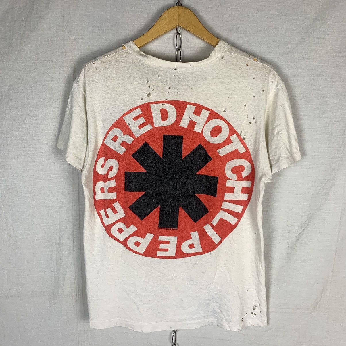 Vintage Vintage 1990 Red Hot Chili Peppers Distressed Destroy Tee | Grailed